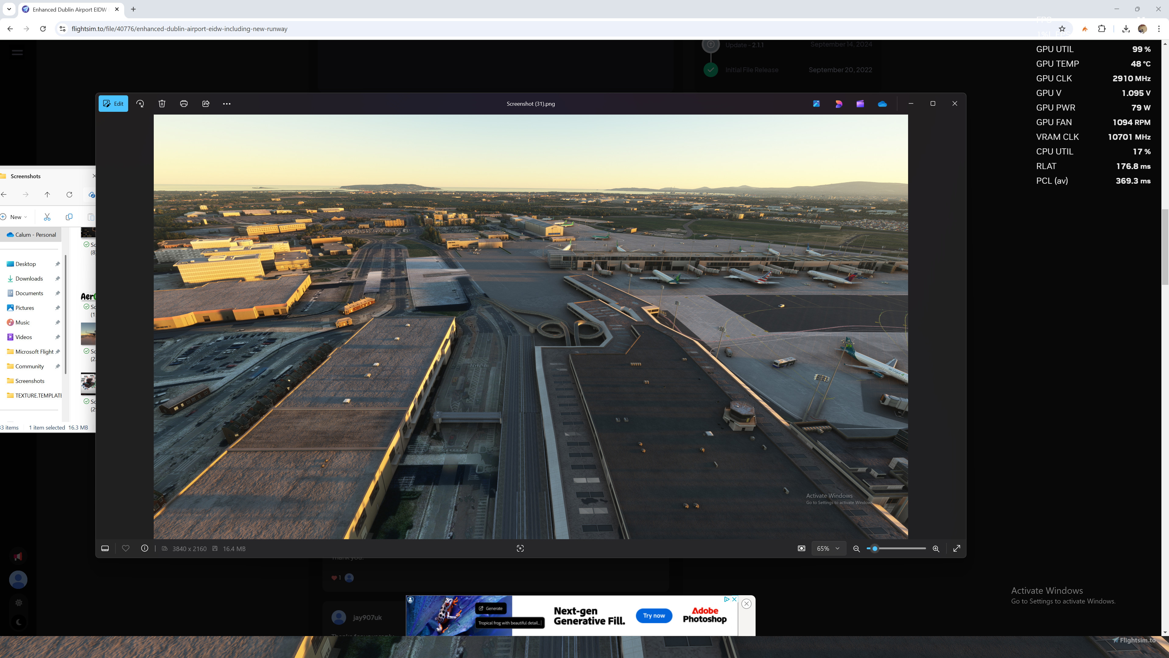Enhanced Dublin Airport EIDW (including new runway) for Microsoft ...
