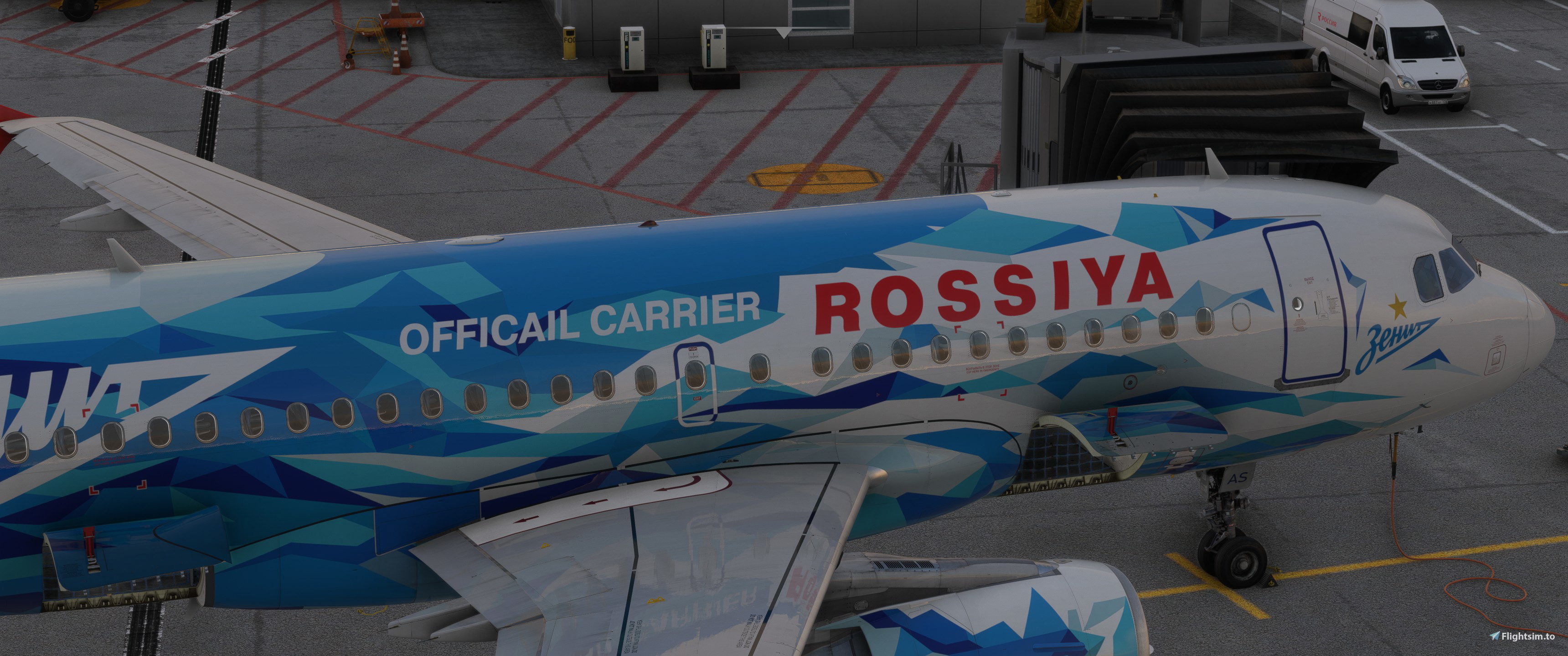 Fenix Airbus A319 Rossiya VQ-BAS Zenitolet for Microsoft Flight ...