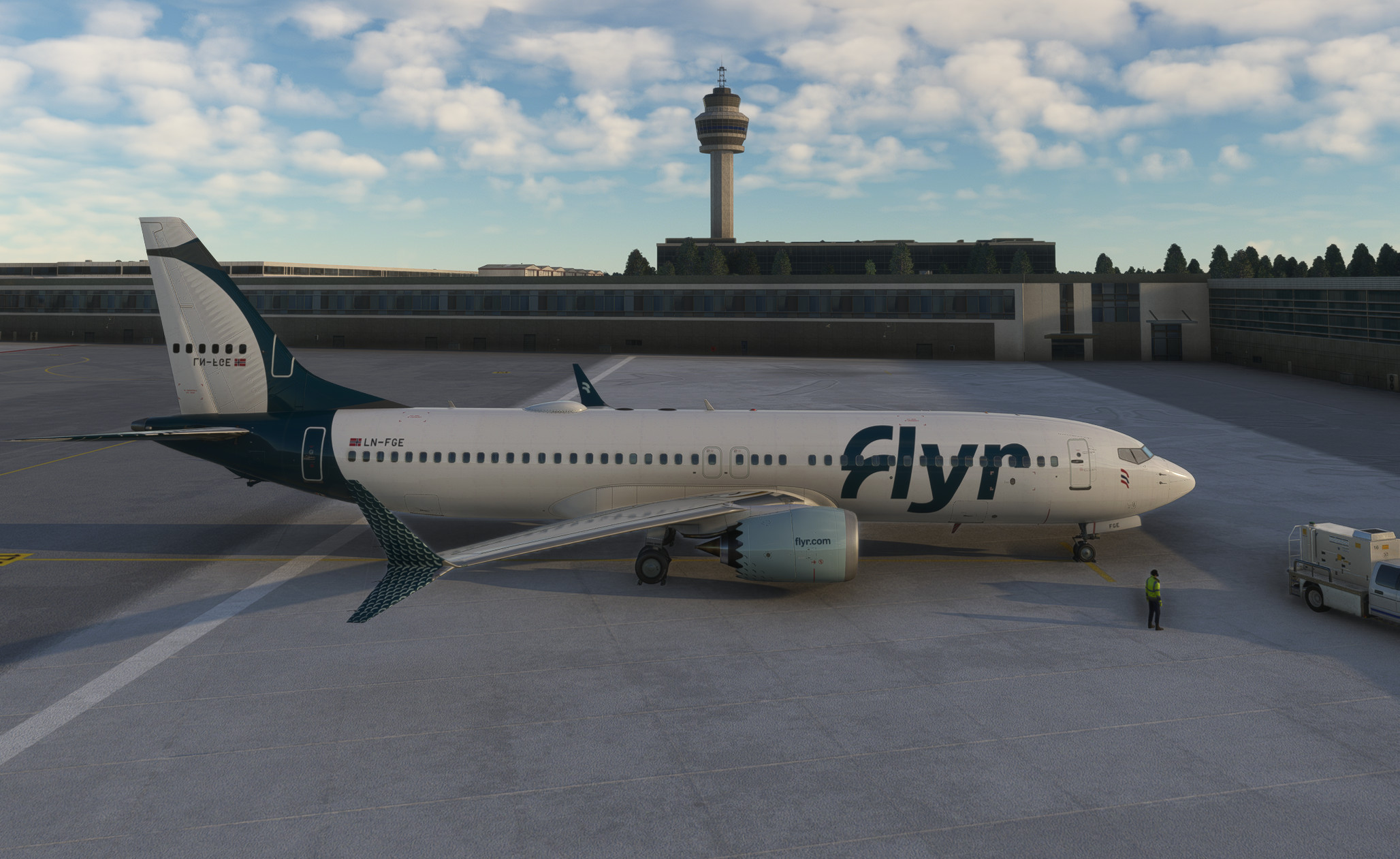 Flyr LN-FGE - iFly 737 Max 8 for Microsoft Flight Simulator | MSFS