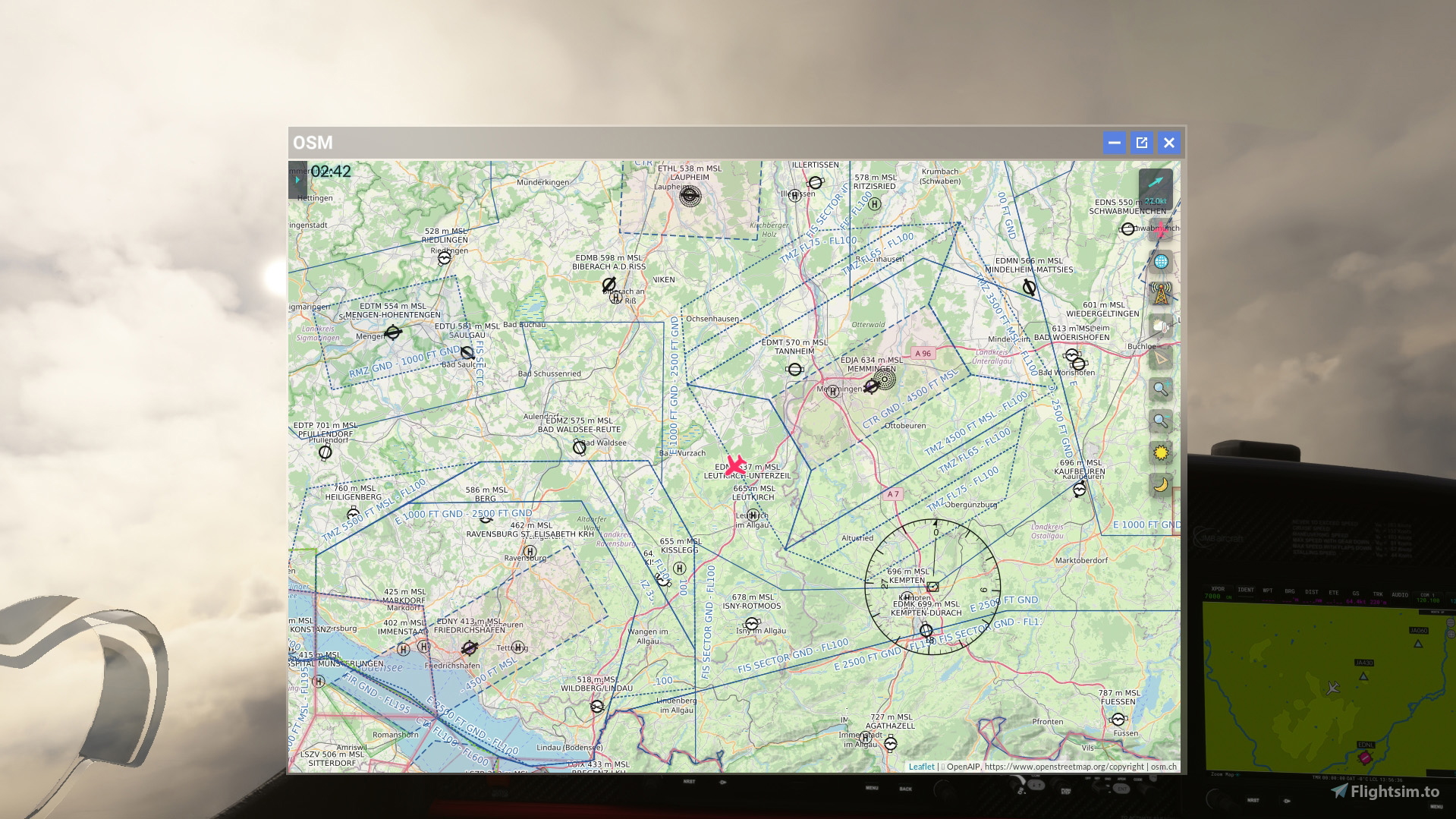 FSPM VFR Map for Microsoft Flight Simulator | MSFS