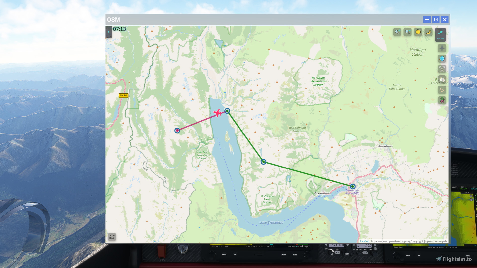 FSPM VFR Map pour Microsoft Flight Simulator | MSFS