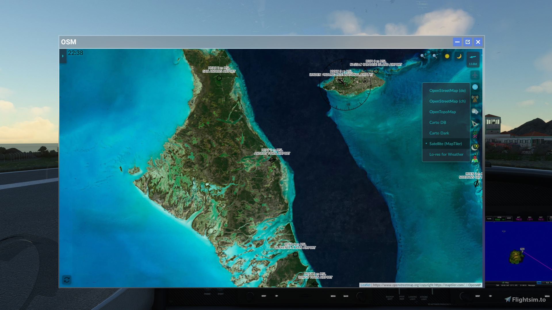 FSPM VFR Map for Microsoft Flight Simulator | MSFS