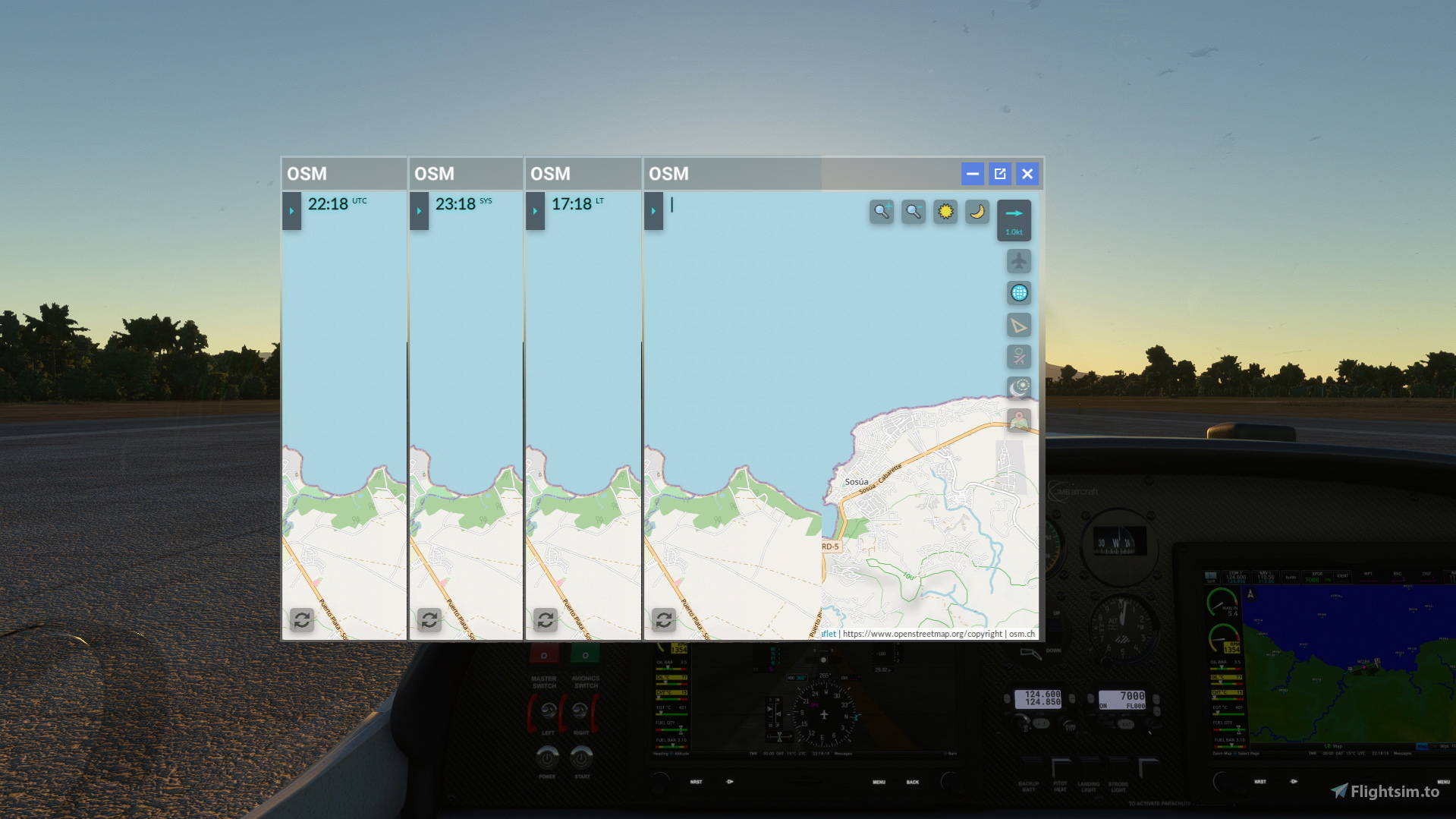 FSPM/OSM VFR Map for Microsoft Flight Simulator | MSFS