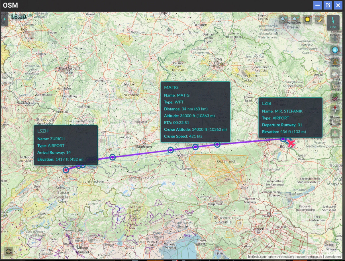 FSPM/OSM VFR Map for Microsoft Flight Simulator | MSFS