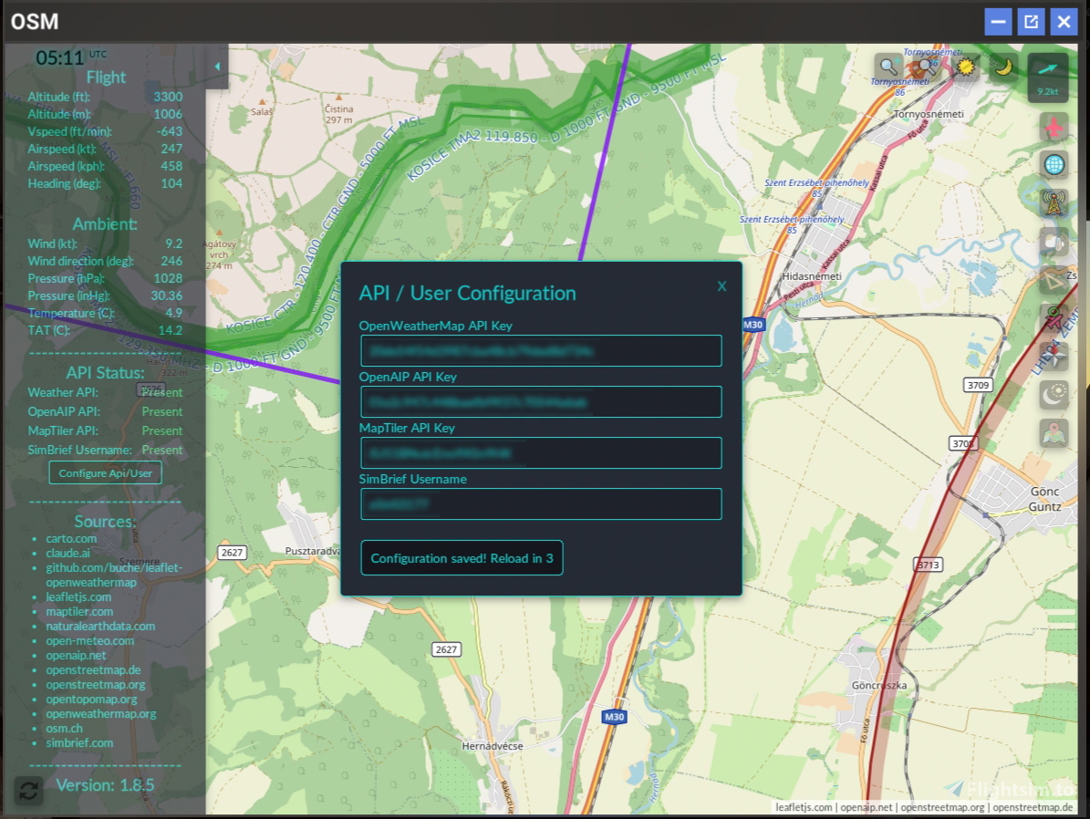 FSPM/OSM VFR Map for Microsoft Flight Simulator | MSFS