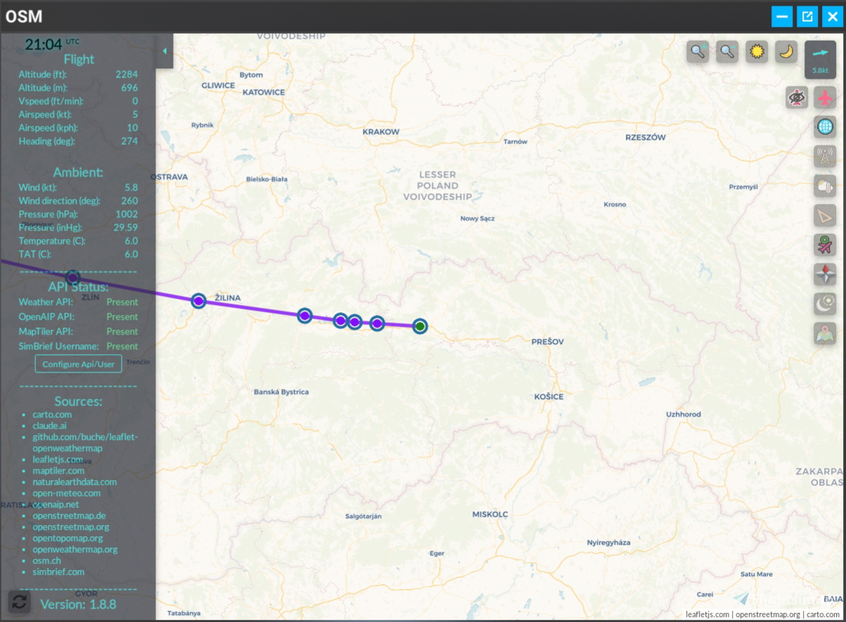 FSPM/OSM VFR Map for Microsoft Flight Simulator | MSFS