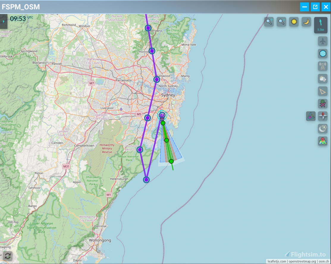 FSPM/OSM VFR Map for Microsoft Flight Simulator | MSFS