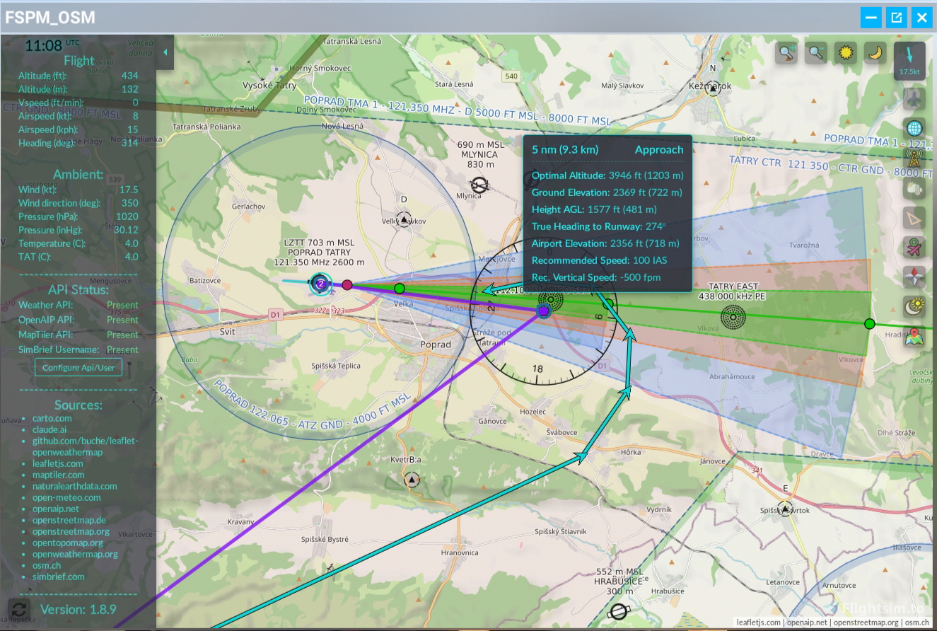 FSPM/OSM VFR Map for Microsoft Flight Simulator | MSFS