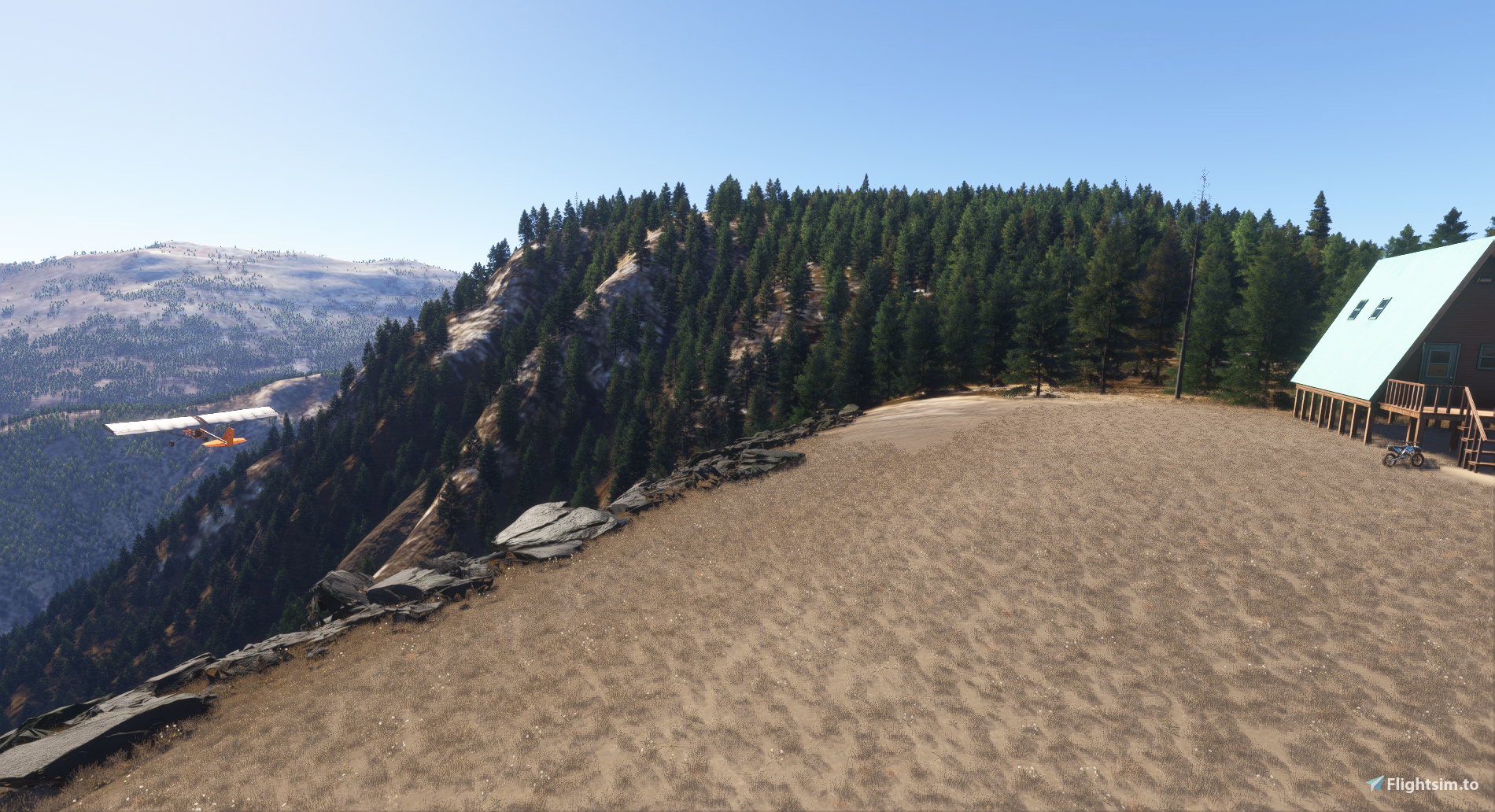HRA1-Runway Over The Mountains für Microsoft Flight Simulator | MSFS