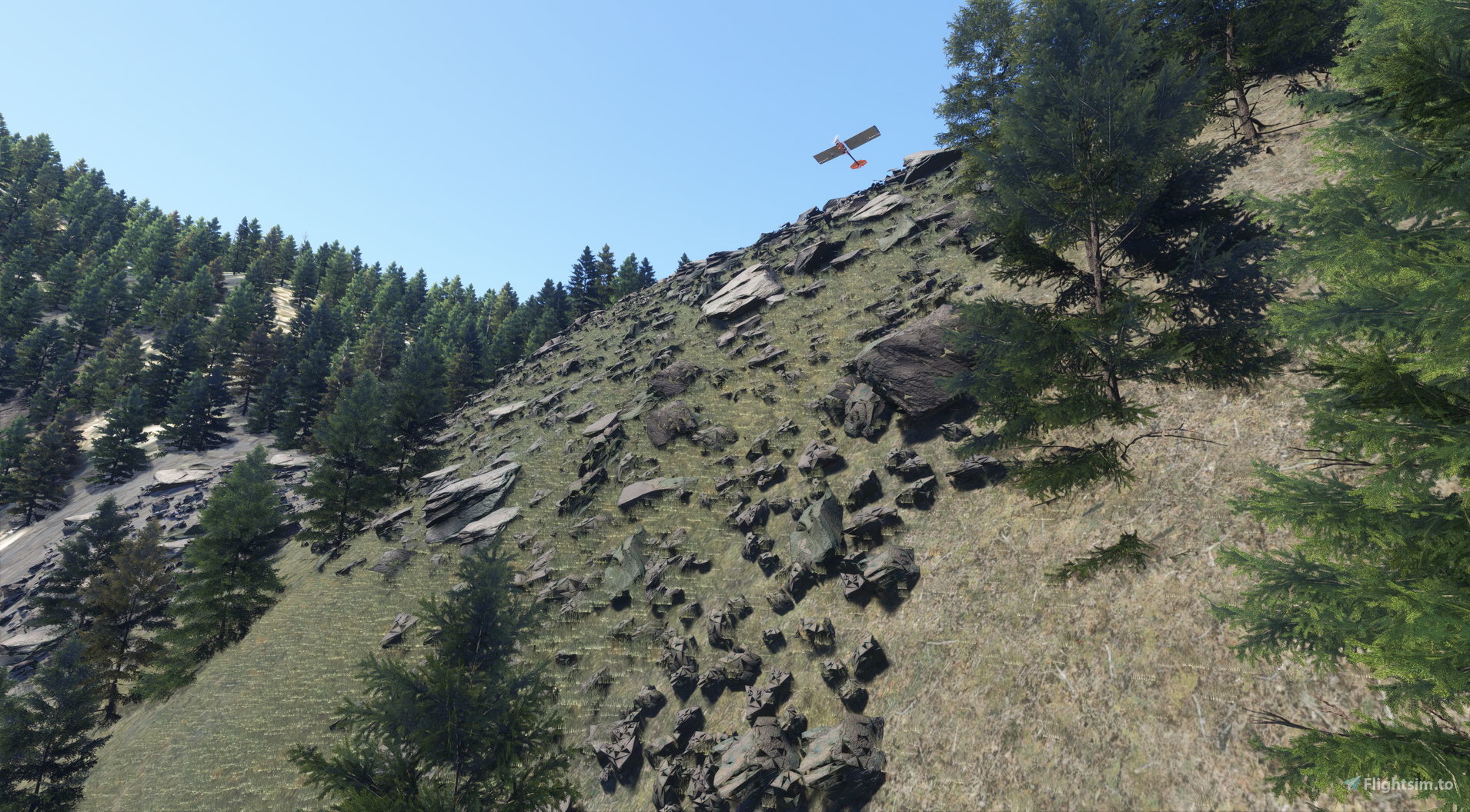 HRA1-Runway Over The Mountains for Microsoft Flight Simulator | MSFS