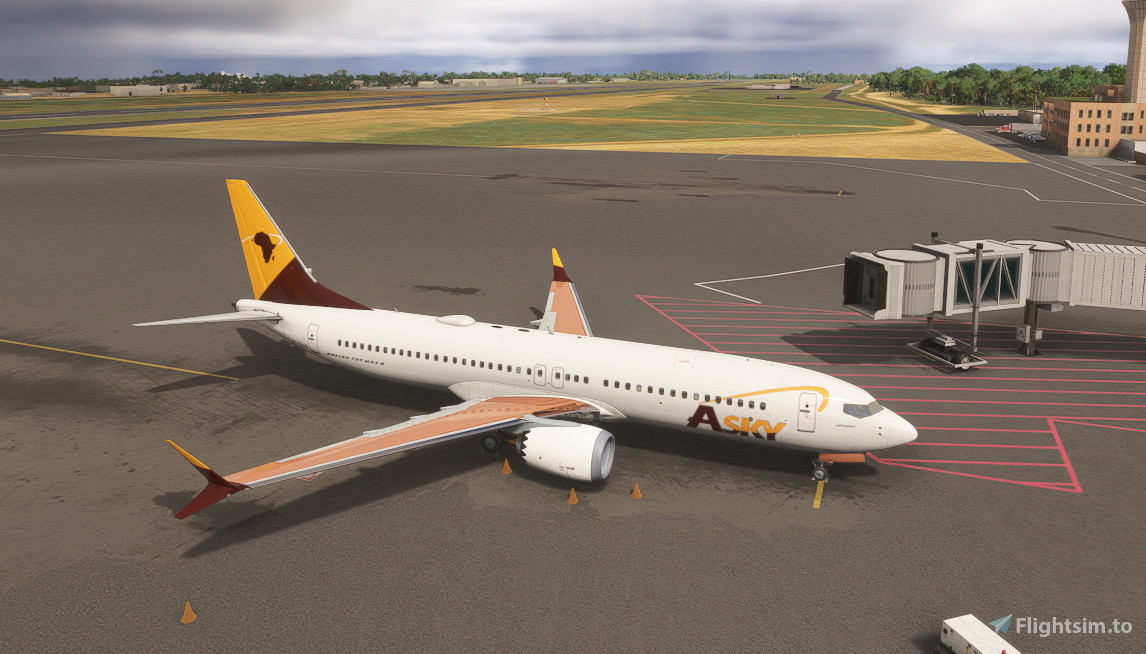 iFly Boeing 737 Max 8 Asky Airlines (ET-BAR) | Fully Modeled Cabin for Microsoft Flight ...