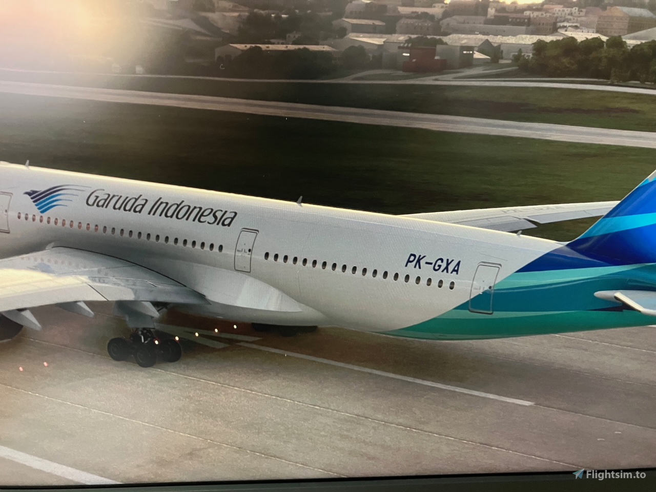 iniBuilds A350-900 Garuda Indonesia PK-GXA (Fictional) para Microsoft Flight Simulator | MSFS