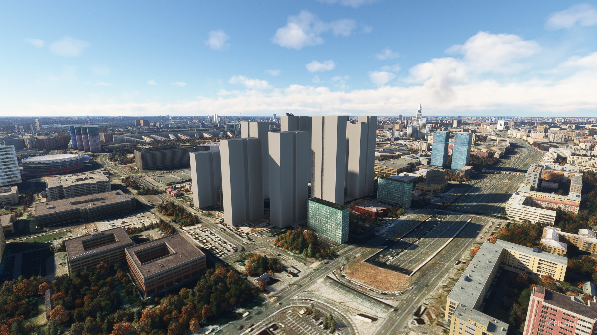 Landmarks of Moscow. Part 1 for Microsoft Flight Simulator | MSFS