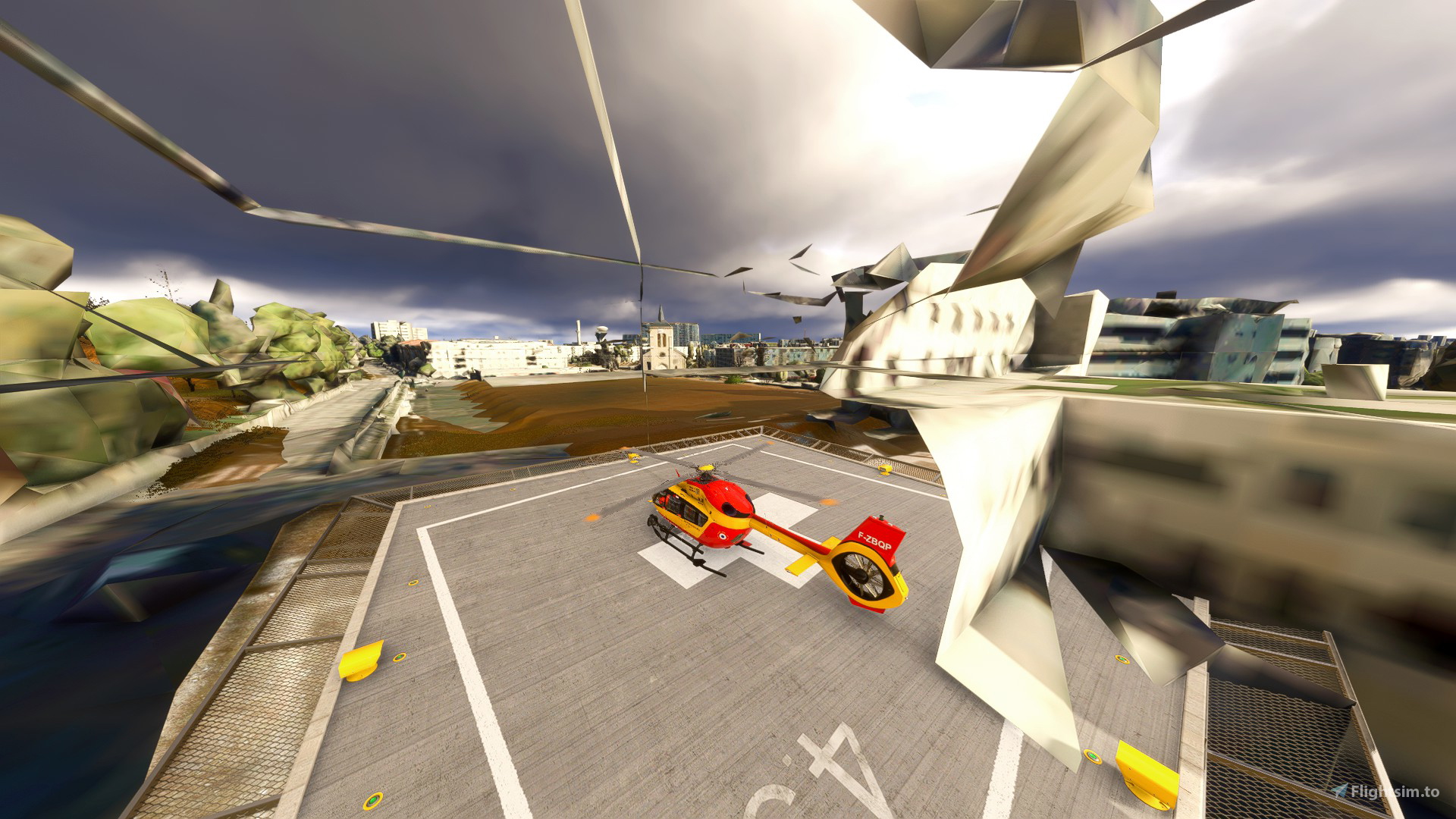 Lyon City Enhanced - FS 2024 compatibility edition for Microsoft Flight Simulator | MSFS