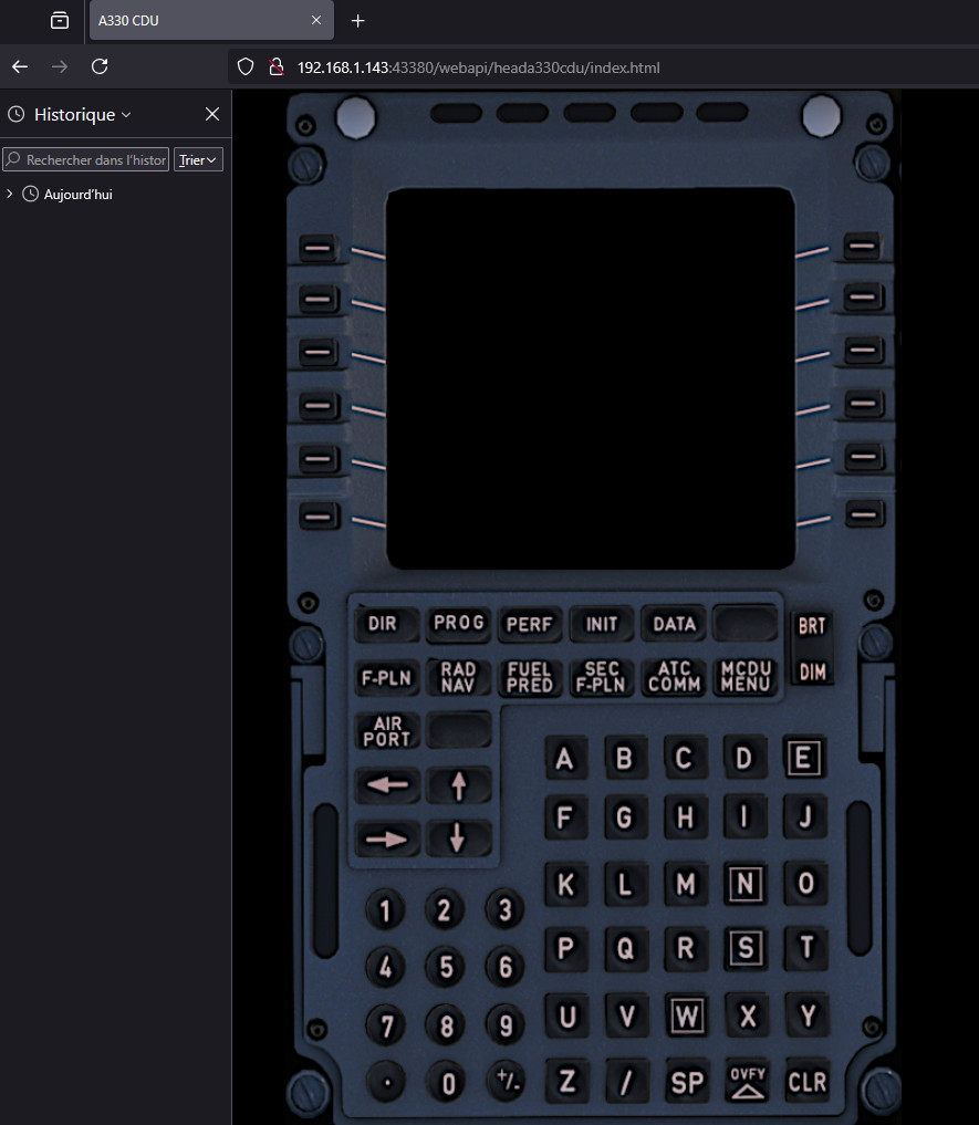 MCDU for FBW A320/HEADWIND A339 to use with AAO W/O SimBridge for ...