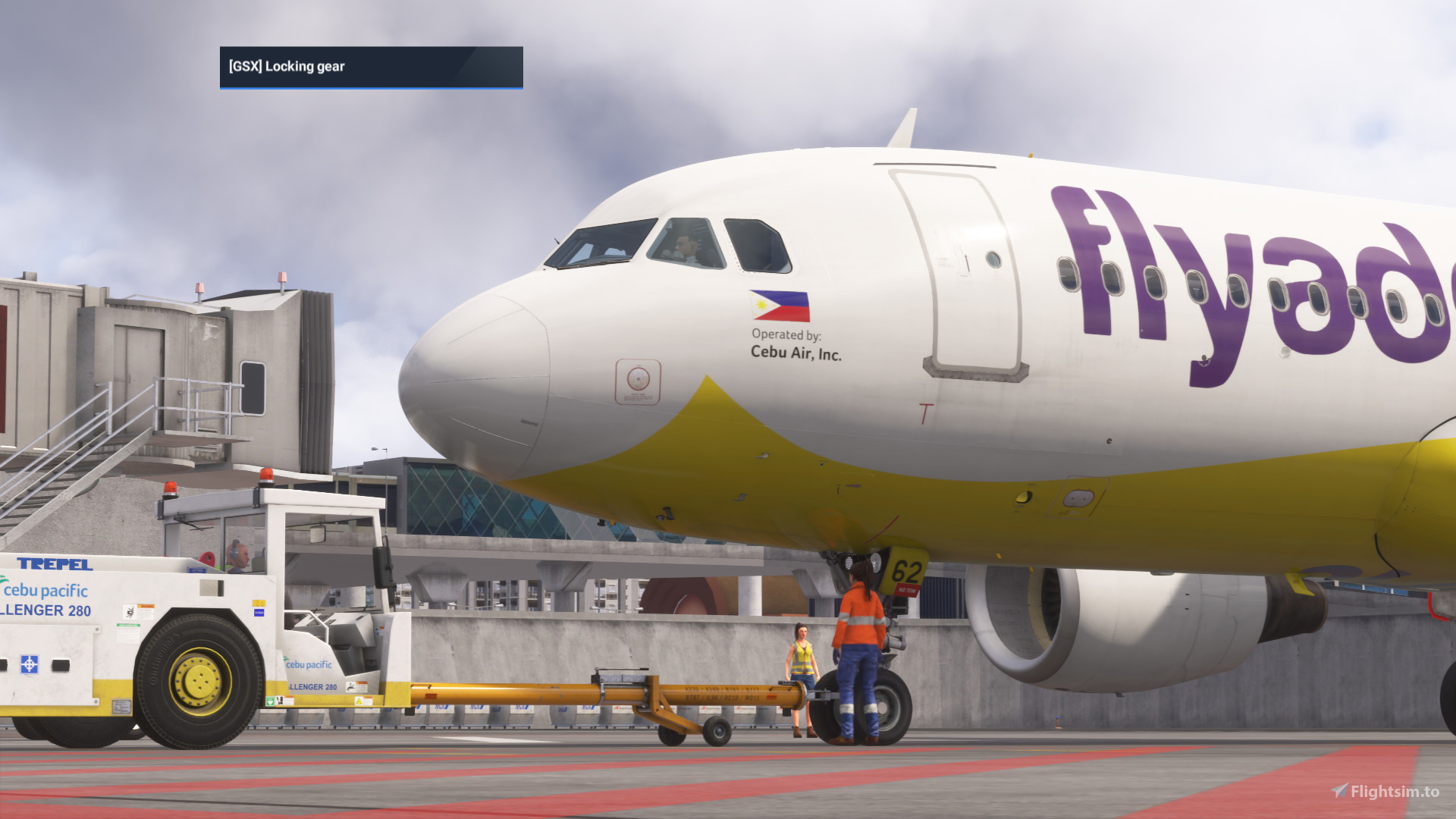 MFSF 2024 Fenix A320 SL Cebu Pacific Air - Fly A Deal Livery CFM (RP-C4262) for Microsoft Flight ...