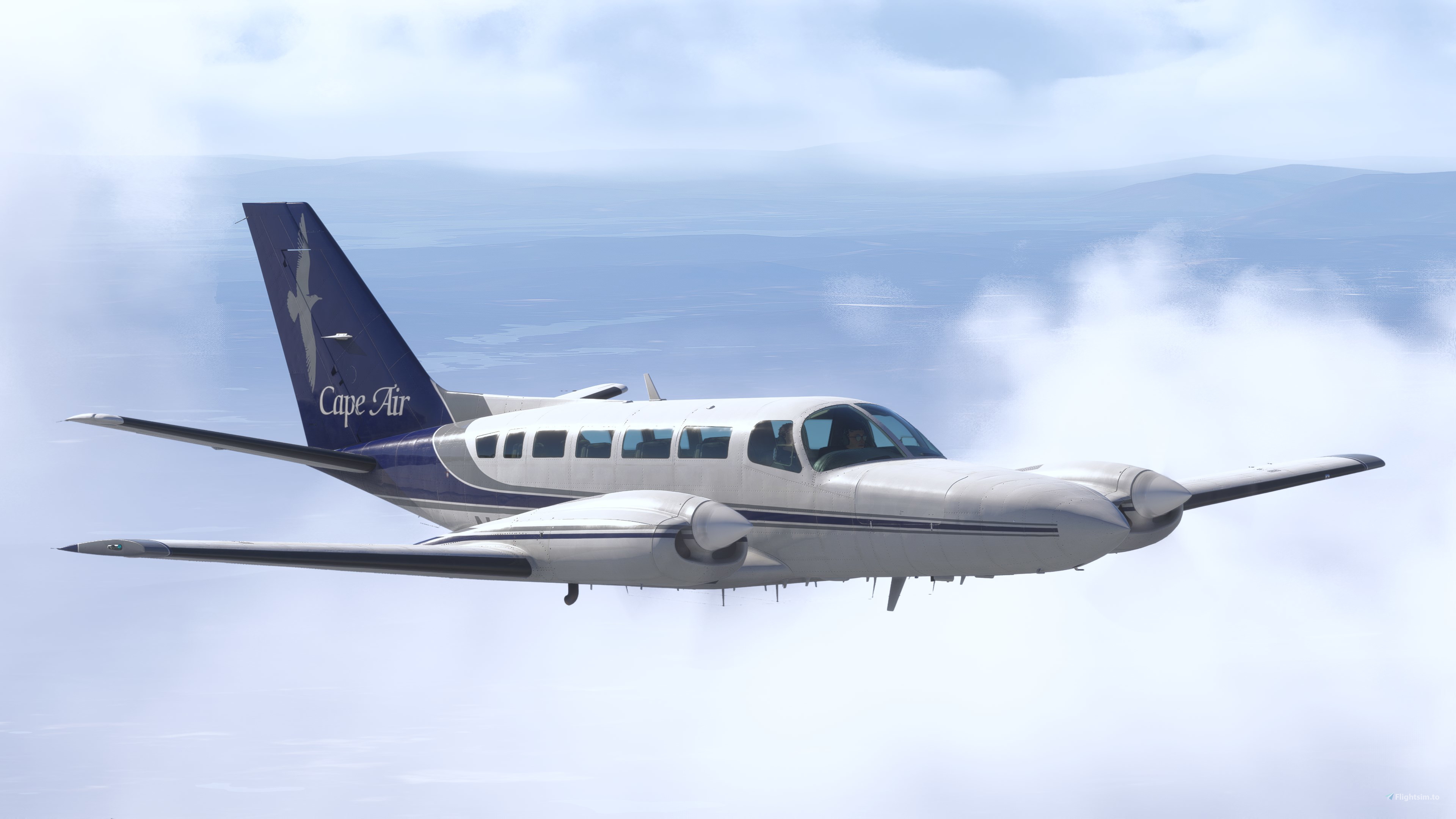 Microsoft Cessna 404 Titan - Cape Air (N2748Y) for Microsoft Flight Simulator | MSFS