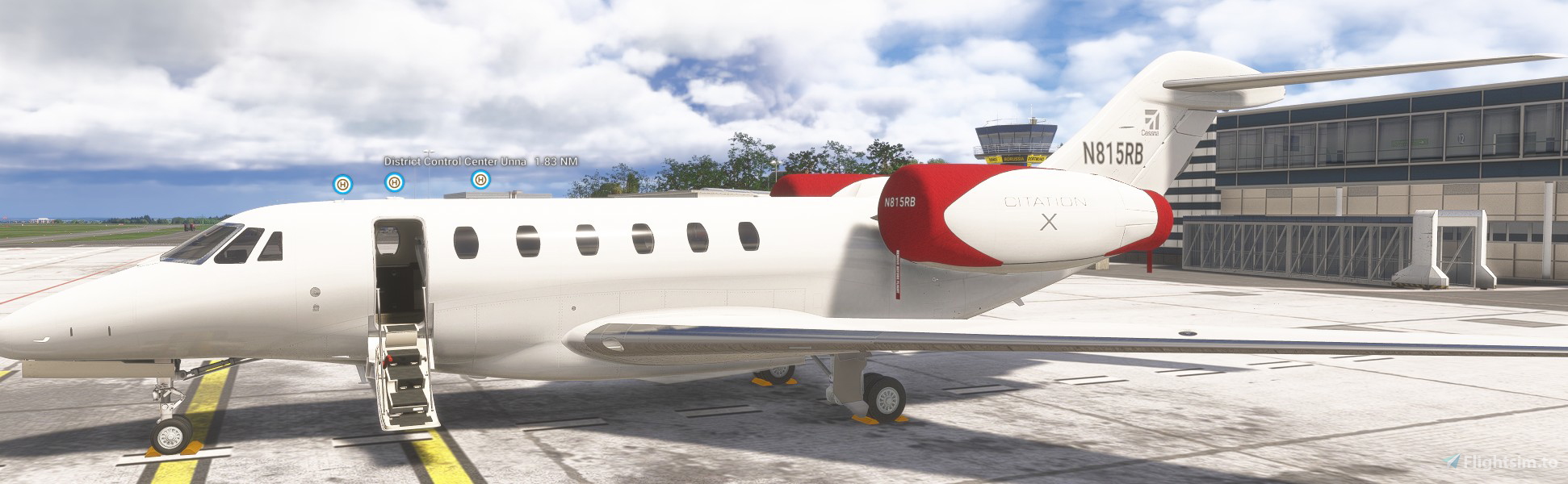 N80EM FlightFX Citation C750 + (Dynamic Registration) for Microsoft ...