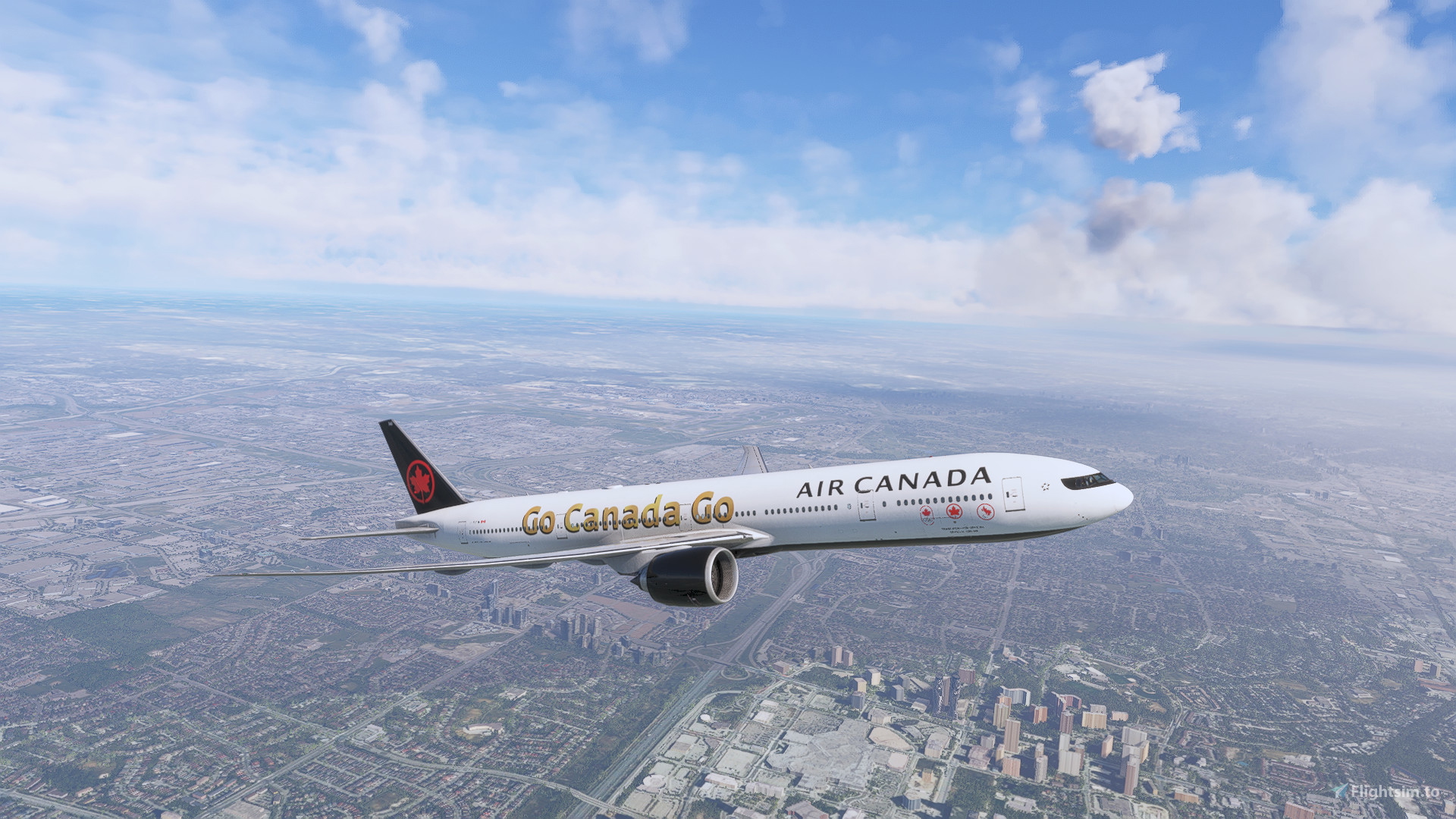Official Air Canada C-FITW | Go Canada Go Olympic livery | 8K | PMDG ...