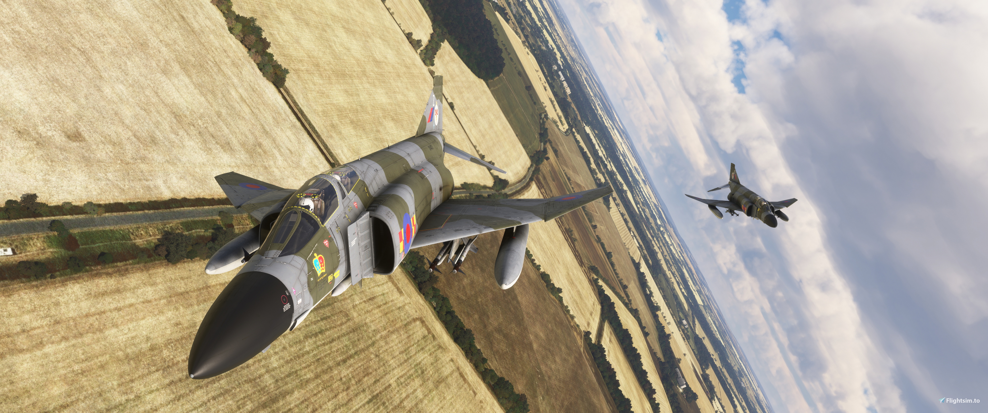 Phantom FGR.2 RAF Camo Pack per Microsoft Flight Simulator | MSFS