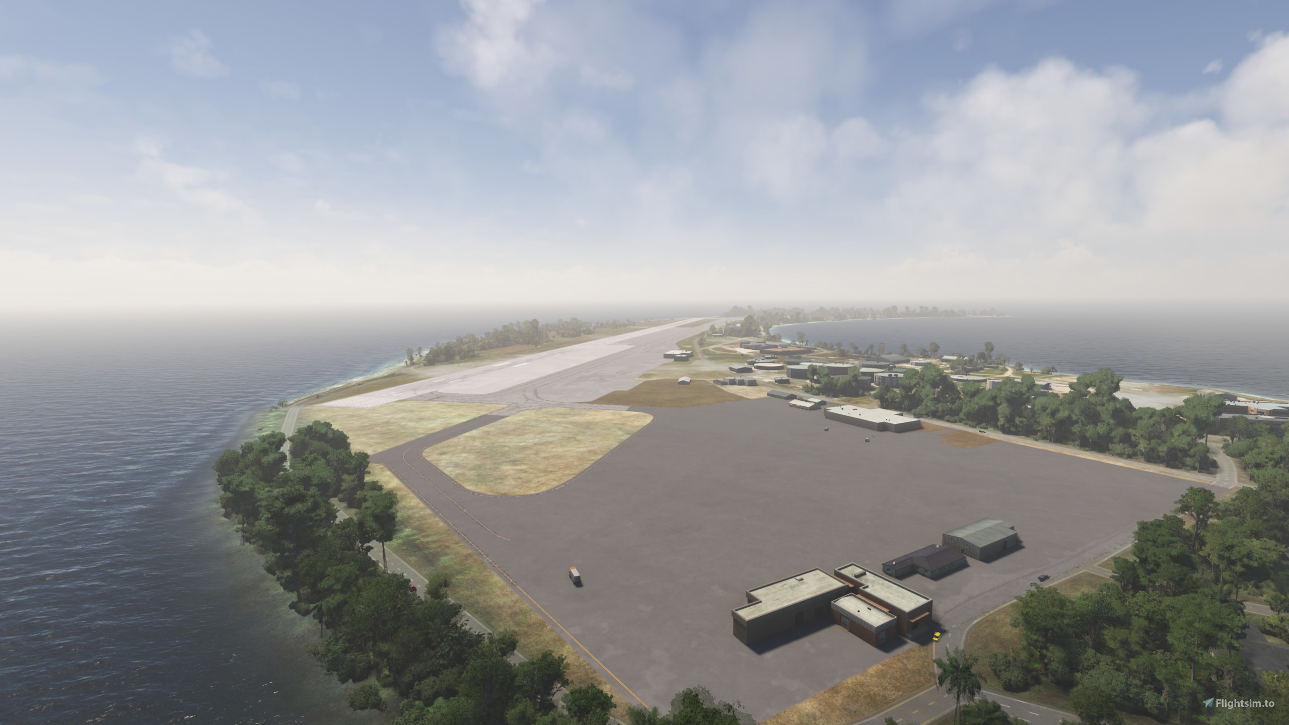 PKWA Bucholz AAF Kwajalein Atoll Version 2 for Microsoft Flight ...