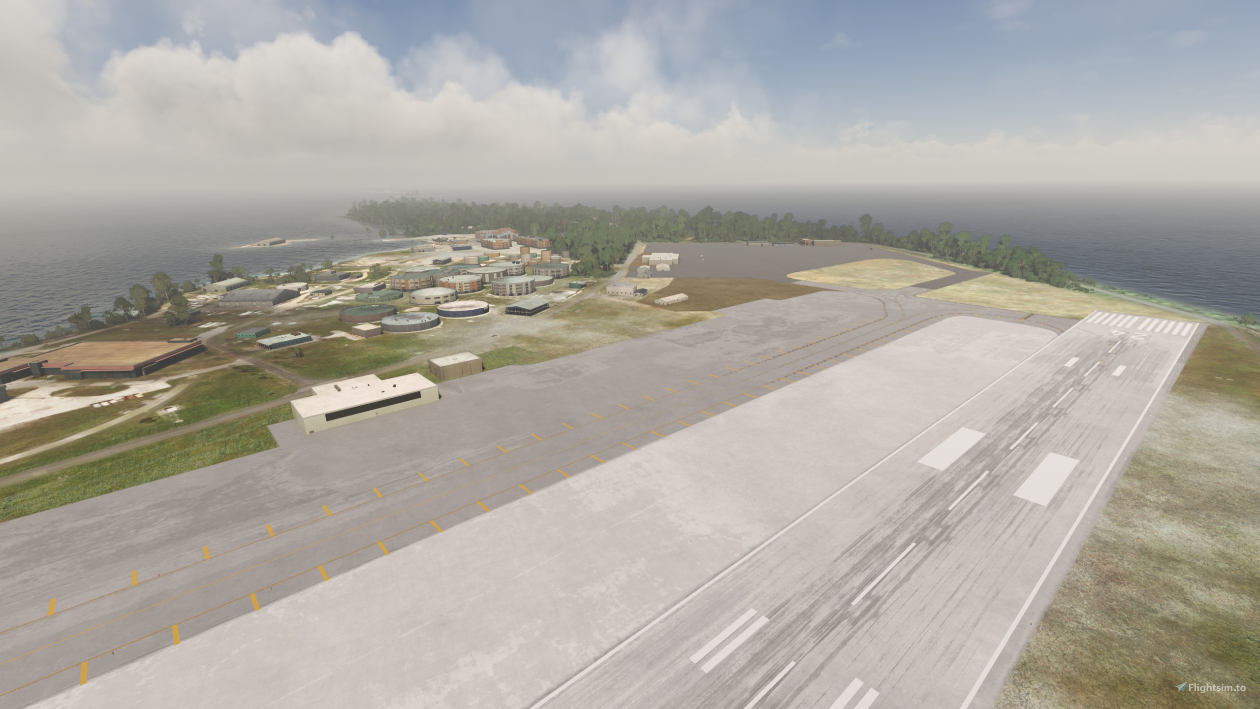 PKWA Bucholz AAF Kwajalein Atoll Version 2 for Microsoft Flight ...