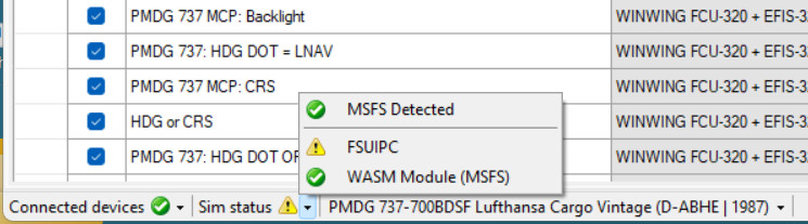 PMDG 737NG | Winwing FCU+EFIS | Mobiflight Profile for Microsoft Flight ...