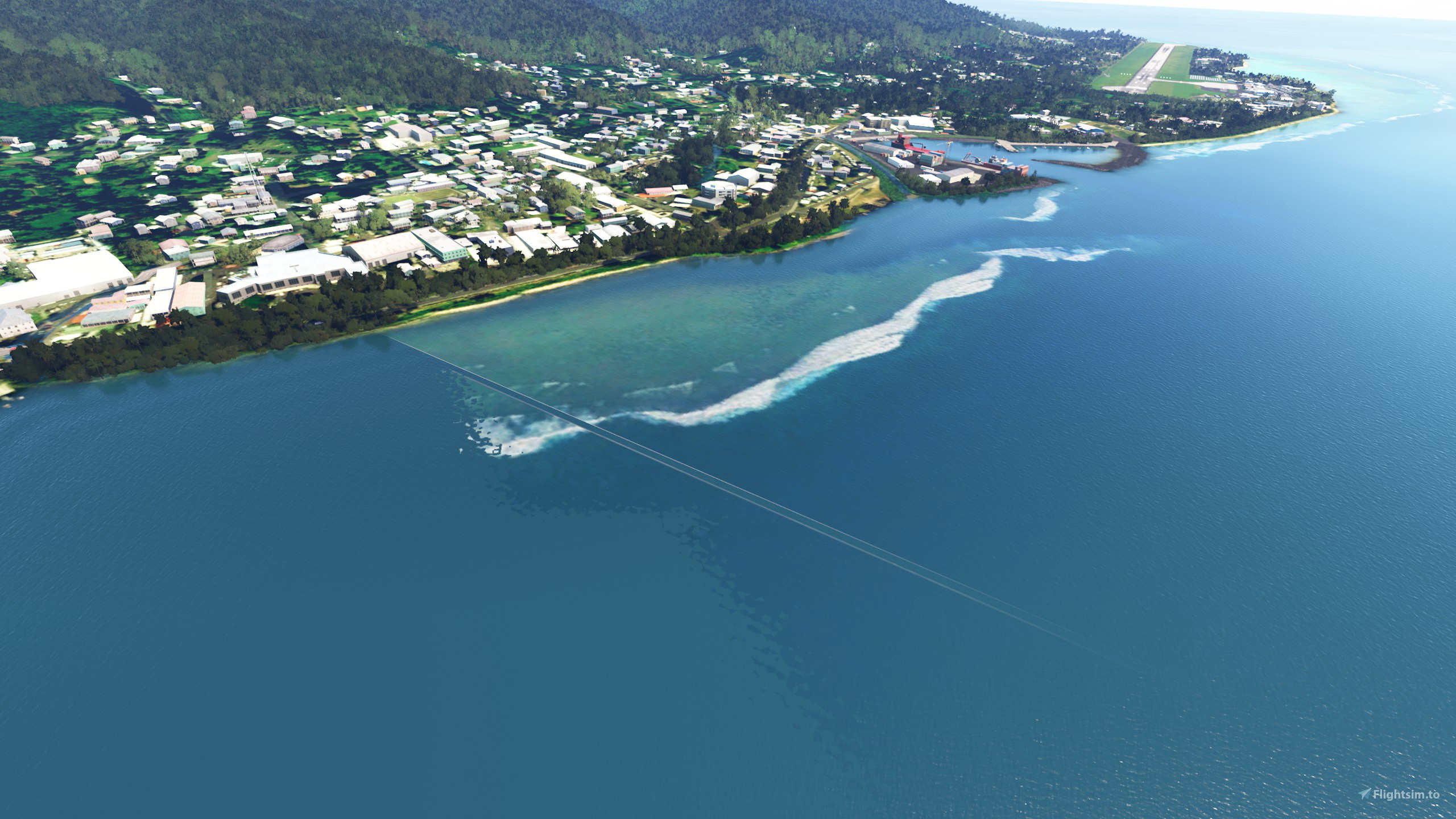 Rarotonga, Cook Islands Coral Reef (Pacific Islands) | MSFS Water Mask ...