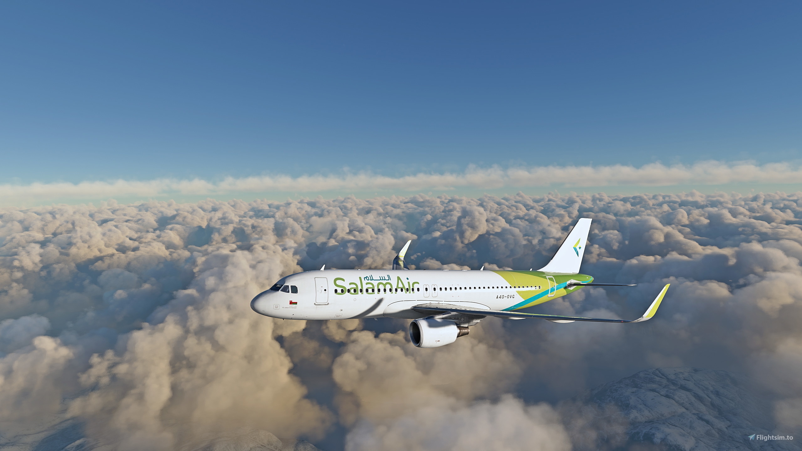 Salam Air [A40-OVG] - Fenixsim A320 [4K] V2 for Microsoft Flight Simulator | MSFS