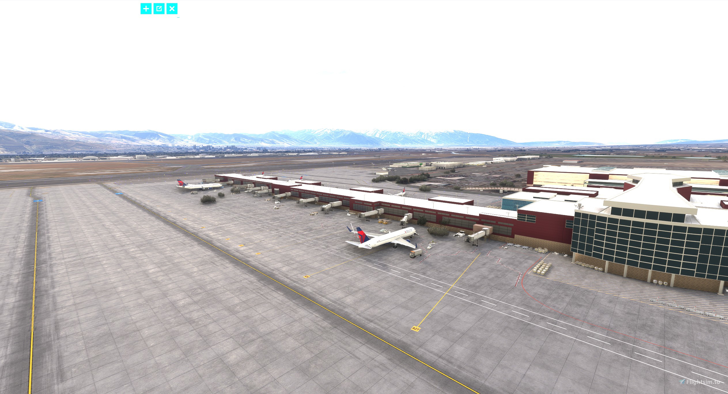 Salt Lake City International, Custom Scenery for Microsoft Flight ...
