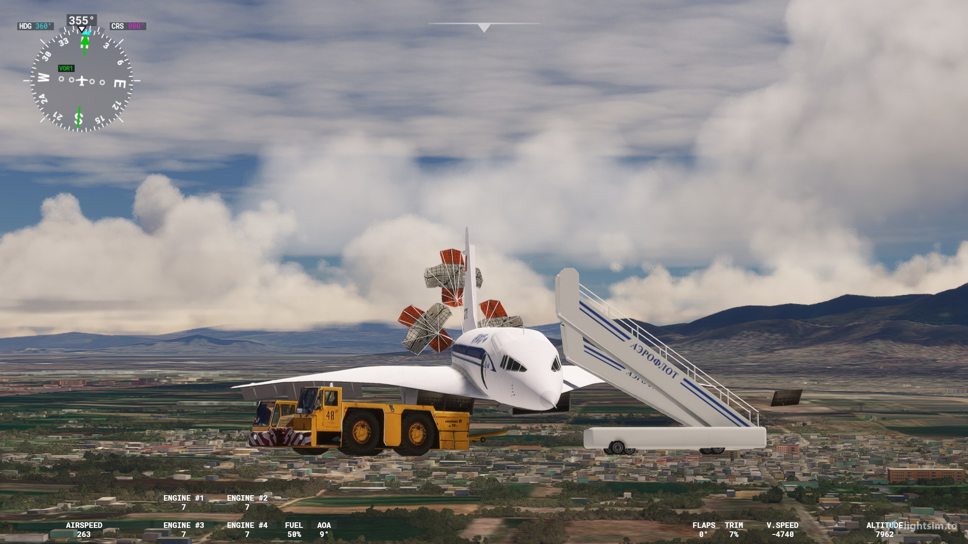 Tupolev Tu-144D (FSX Port) for Microsoft Flight Simulator | MSFS