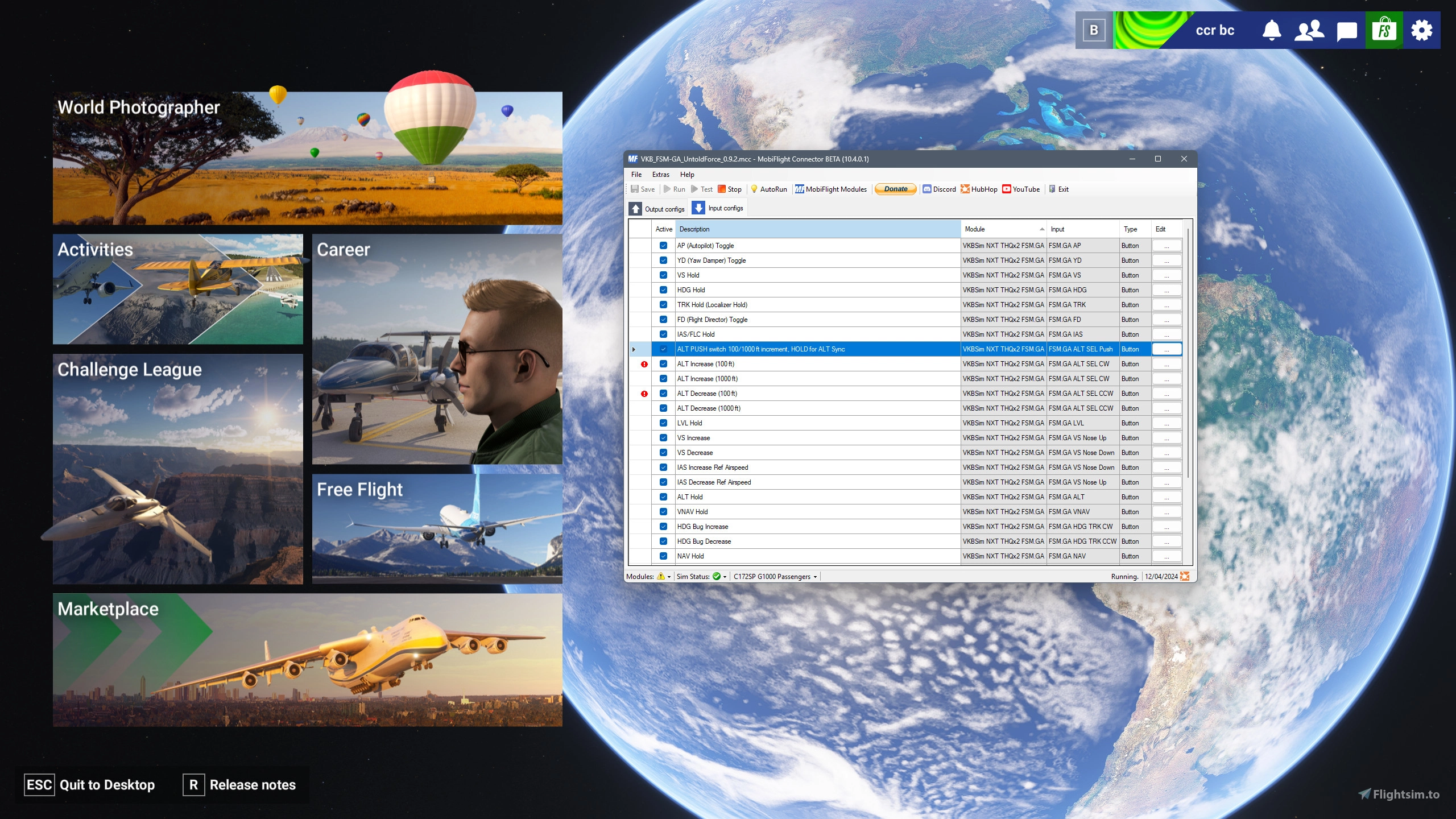 VKB FSM-GA MobiFlight Profile for Microsoft Flight Simulator | MSFS