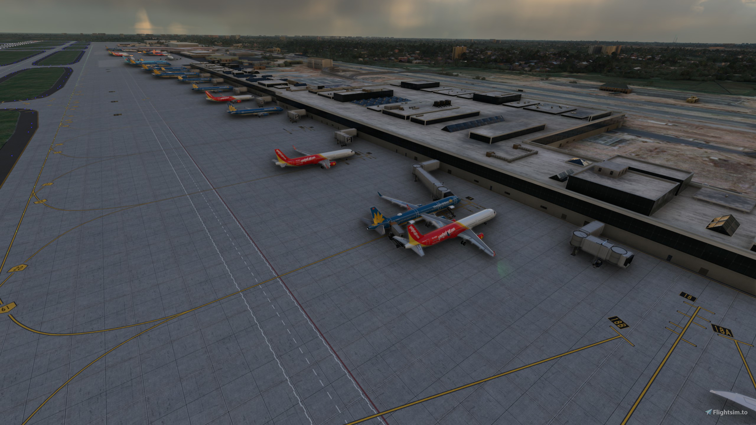 VVNB - Noi Bai enhancement for BATC for Microsoft Flight Simulator | MSFS