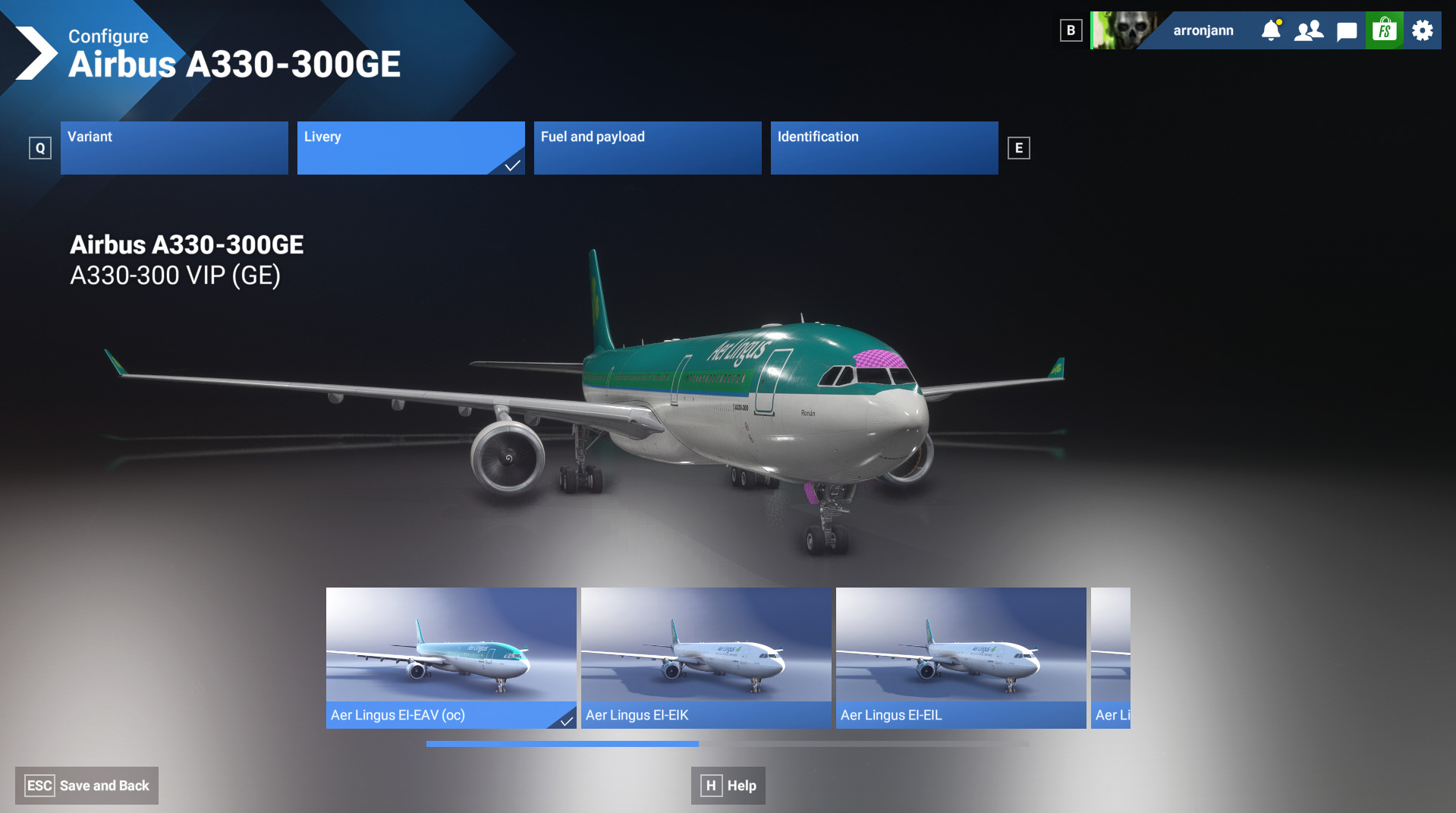 Aer Lingus OC EI-EAV | iniBuilds A330-300 | 8K w/Cabin para Microsoft ...