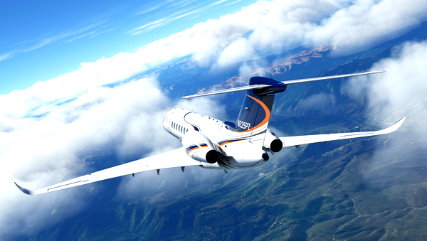 Asobo Citation Longitude N492CA livery 8K [by request] for Microsoft ...