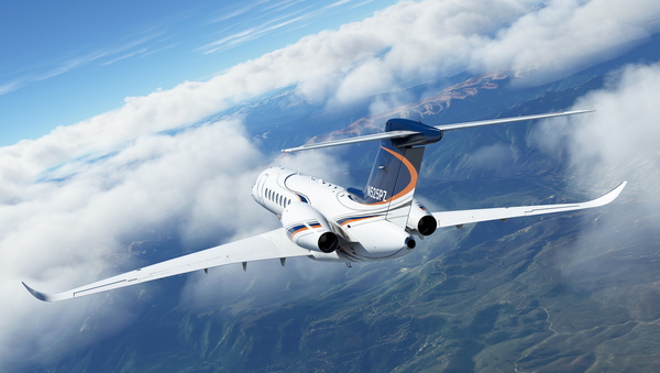 Asobo Citation Longitude N492CA livery 8K [by request] for Microsoft ...