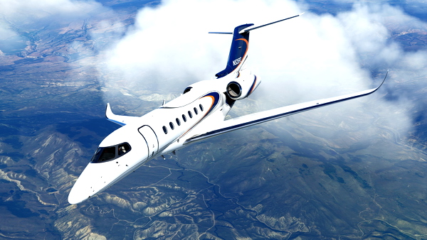 Asobo Citation Longitude N492CA livery 8K [by request] for Microsoft ...