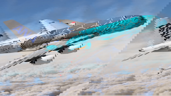 All Nippon Airways (ANA) 'Green Turtle / Flying Honu' JA382A ...