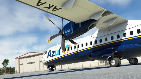 ASOBO ATR 72-600 AZUL | PR-AKA for Microsoft Flight Simulator | MSFS