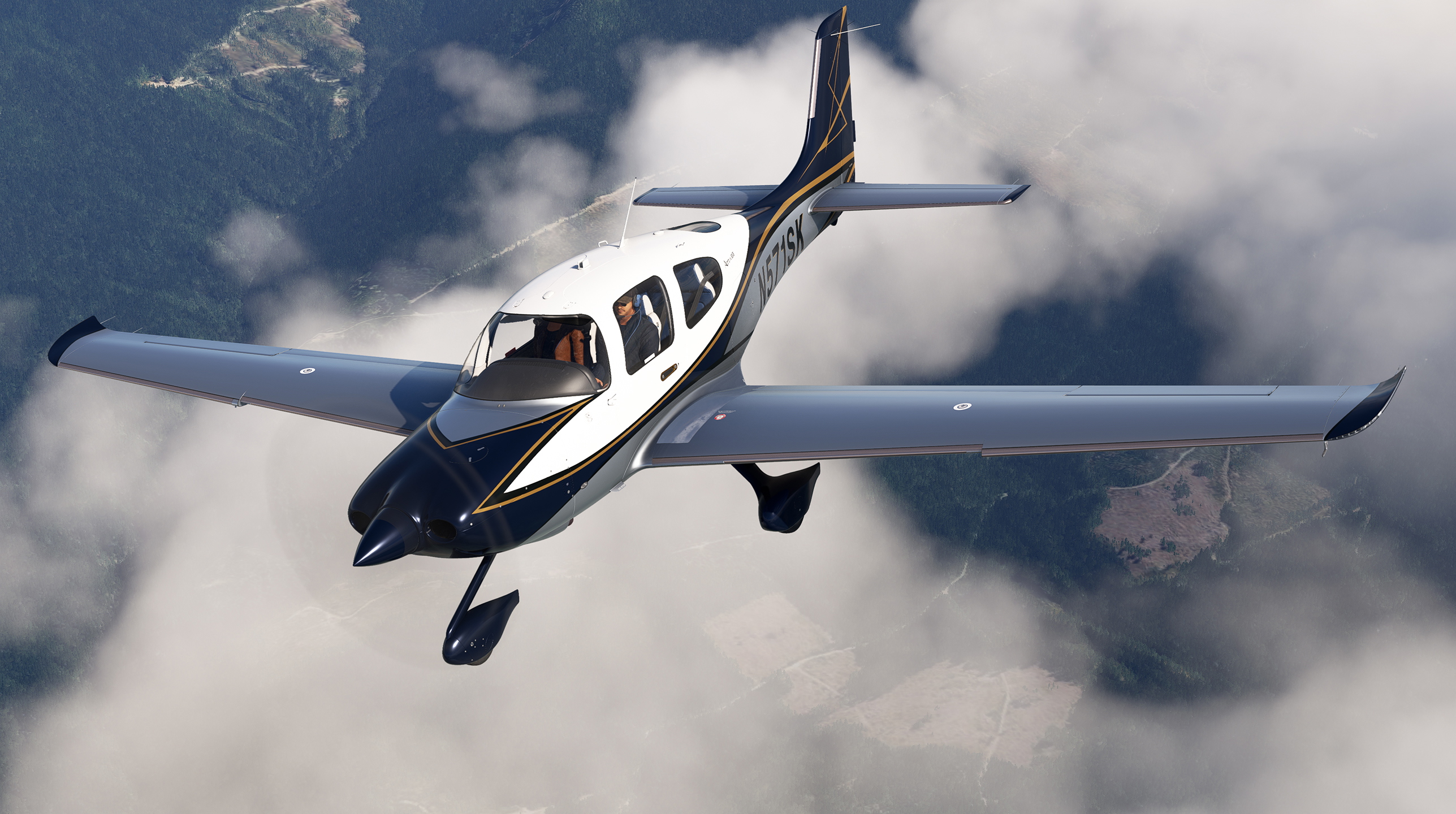 Asobo Cirrus SR22T G6 - N571SK Arrivée Edition with Custom Interior for ...