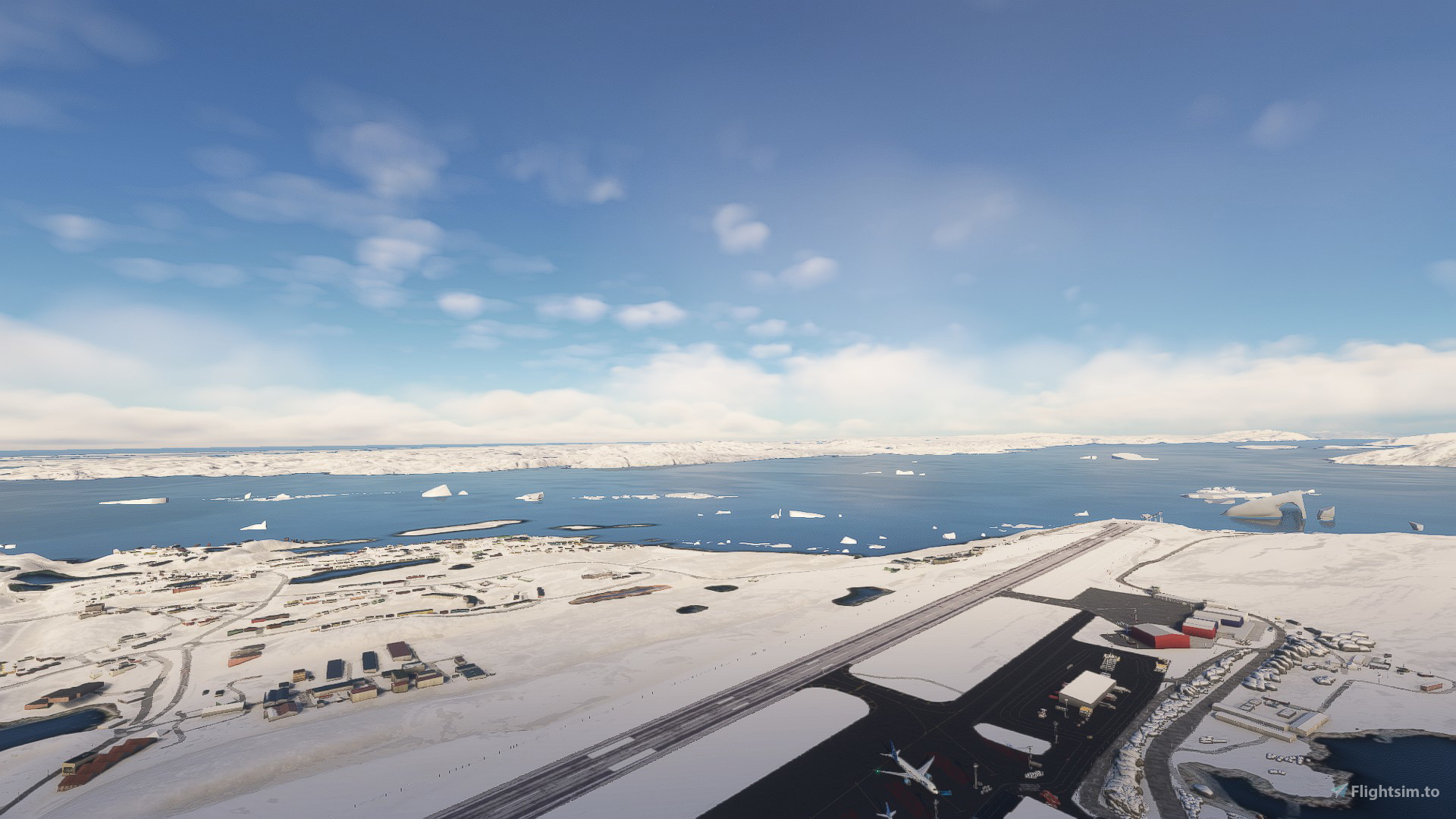 BGGH - Nuuk Airport (new 2.200 meter runway) for Microsoft Flight ...