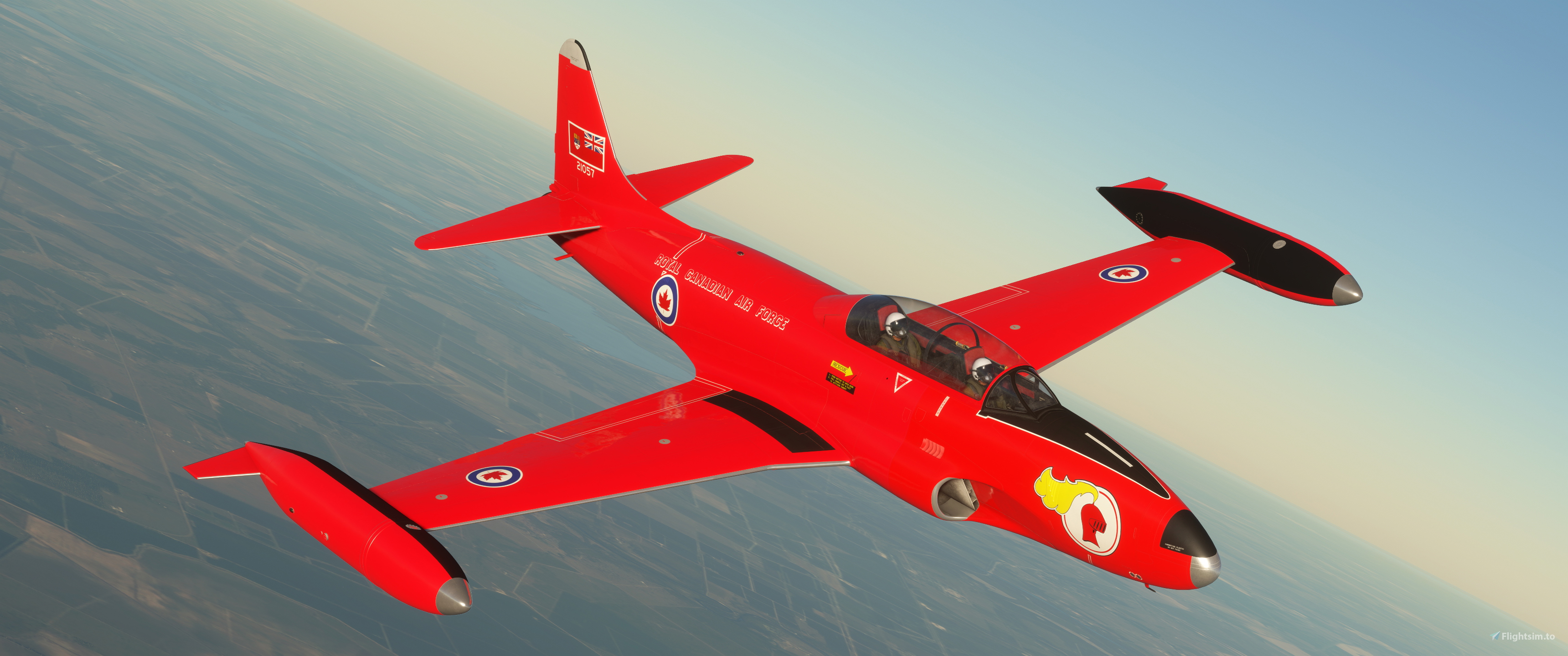 Canadair T-33 Silver Star Mk.3, RCAF, The "Red Knight" for Microsoft ...