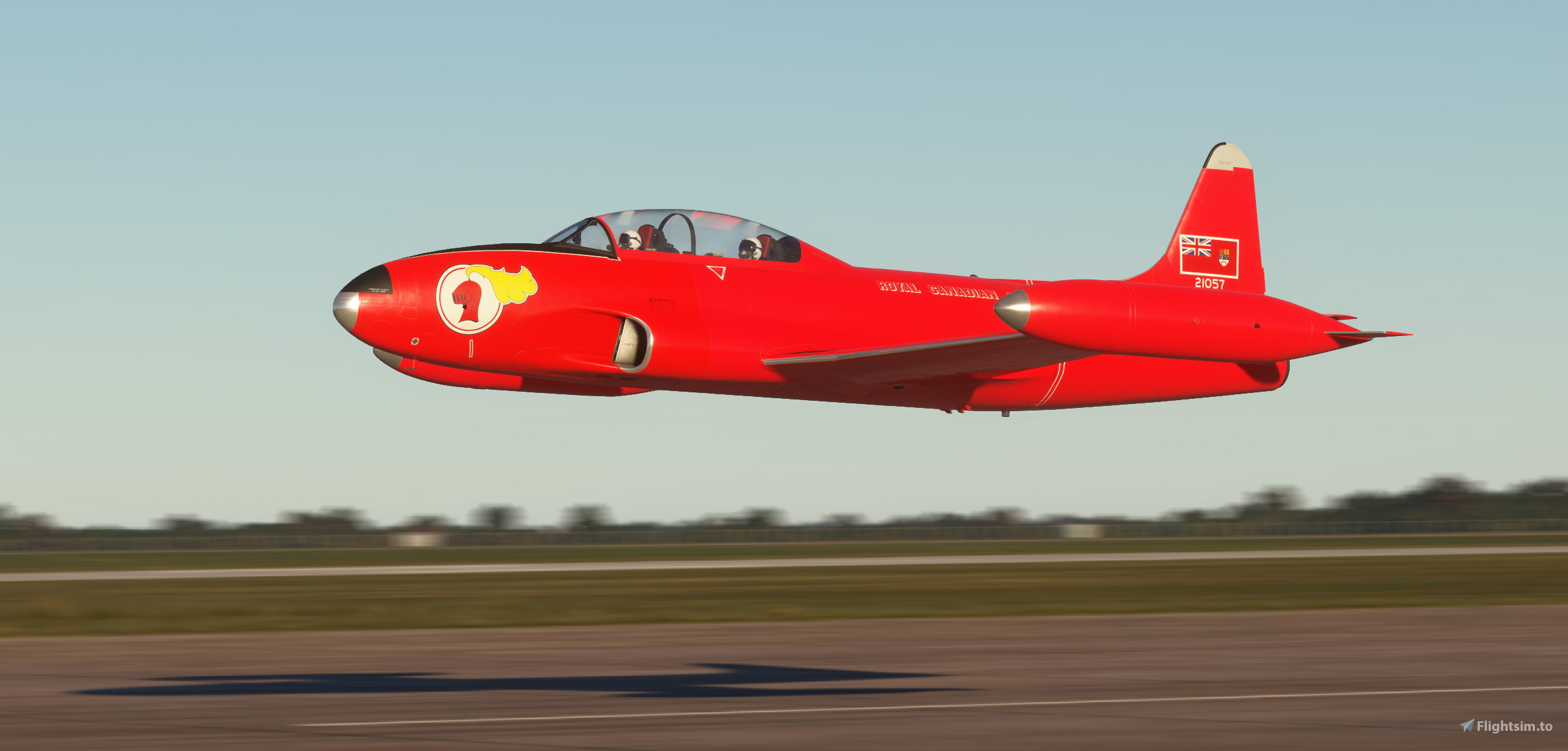 Canadair T-33 Silver Star Mk.3, RCAF, The "Red Knight" for Microsoft ...