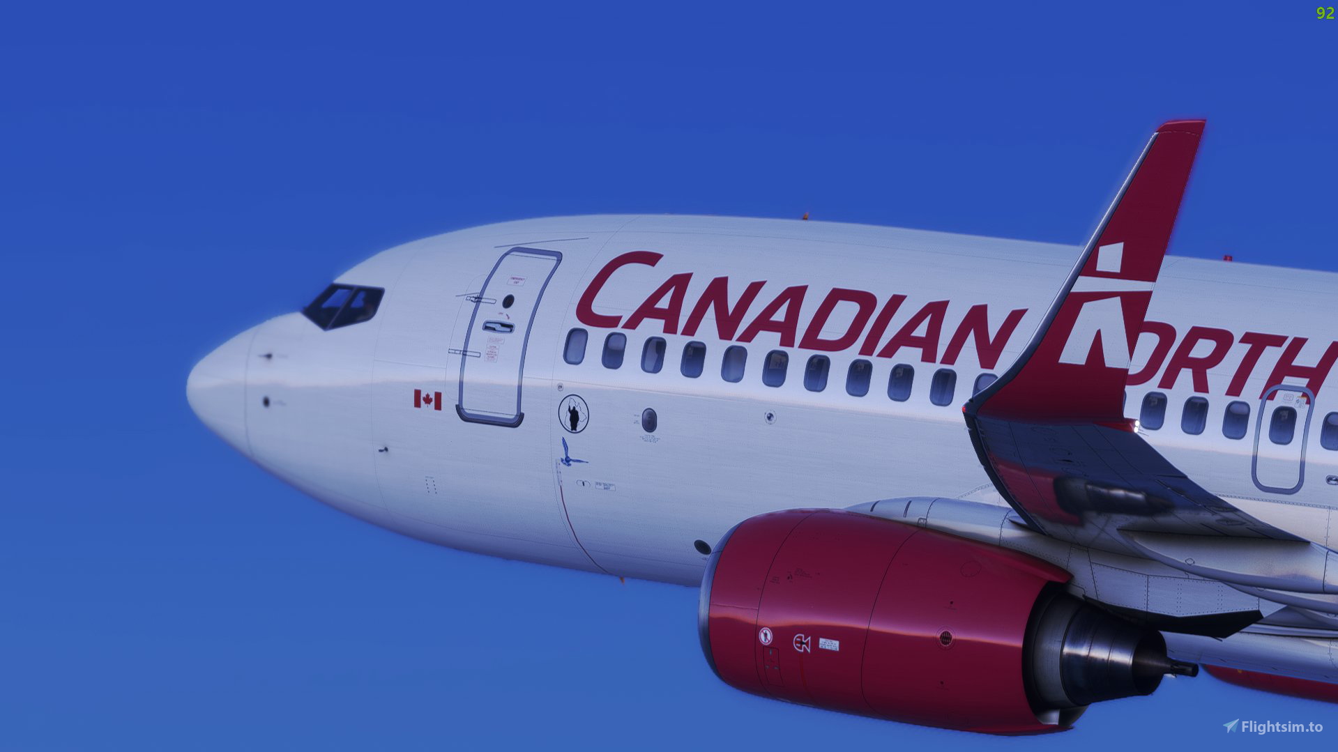 Canadian North Boeing 737-700 C-FHNI 8K for Microsoft Flight Simulator ...