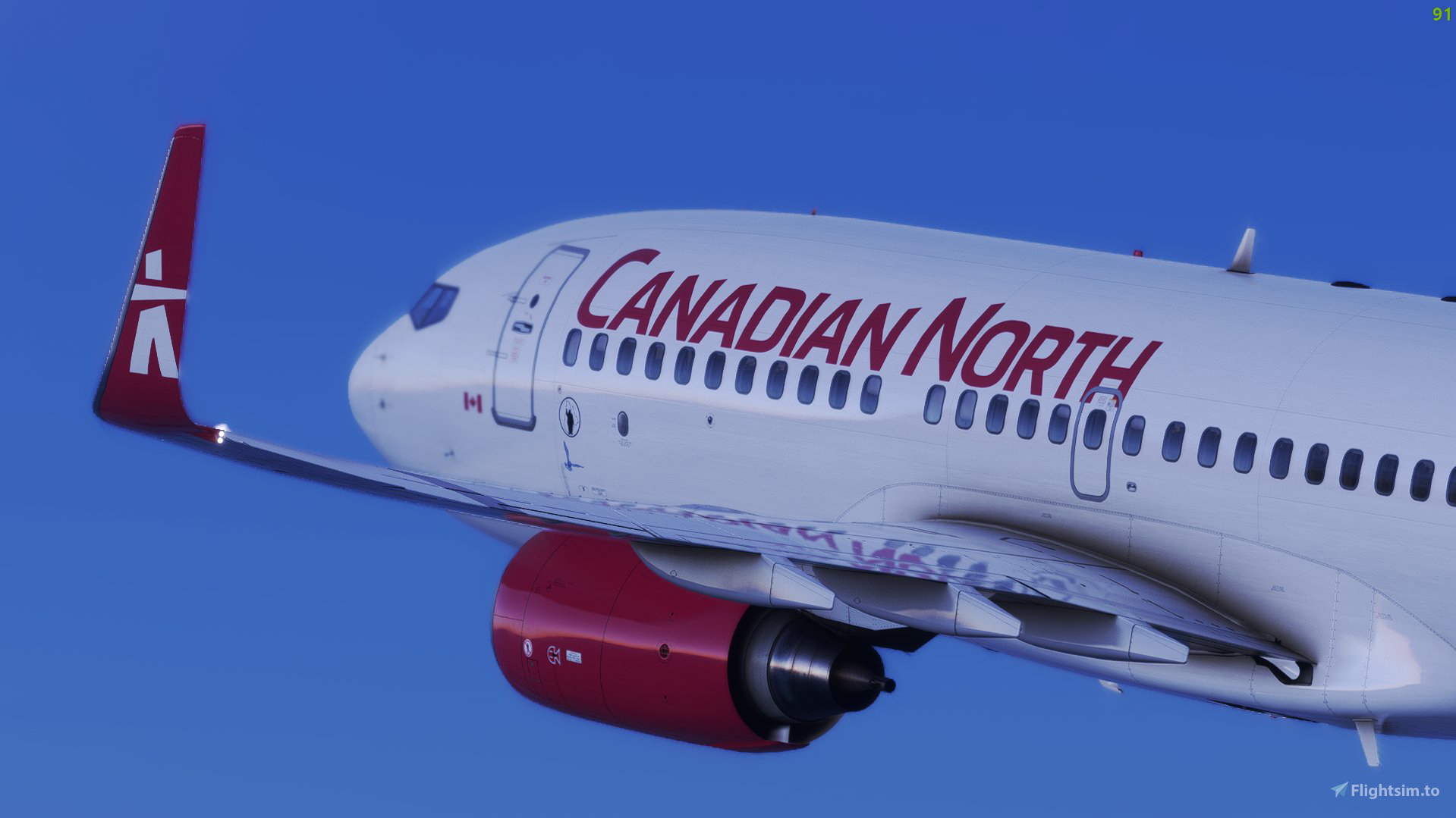 Canadian North Boeing 737-700 C-FHNI 8K for Microsoft Flight Simulator ...