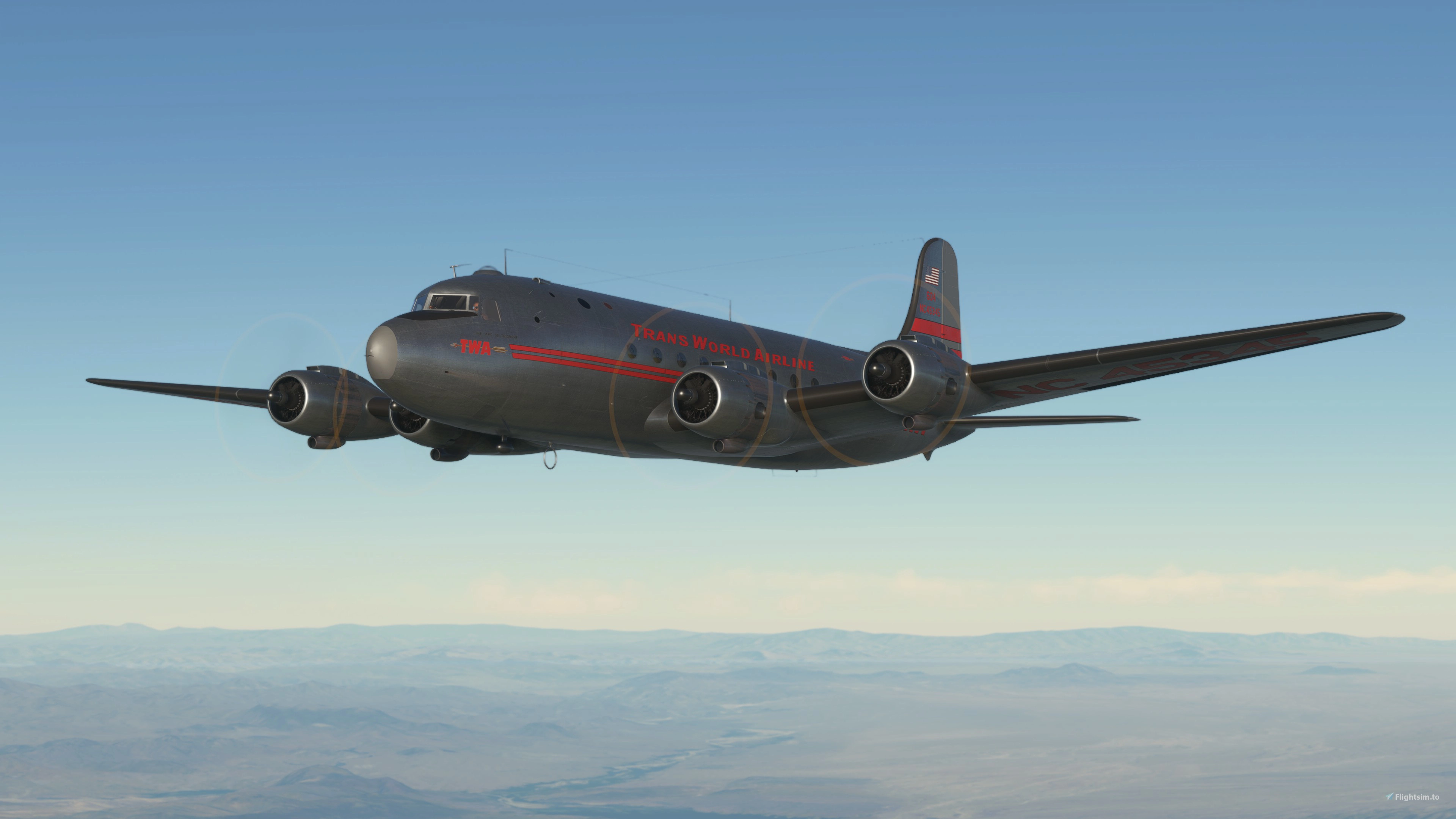 DC-4_Skymaster FSX/P3D | Converted to MSFS for Microsoft Flight ...