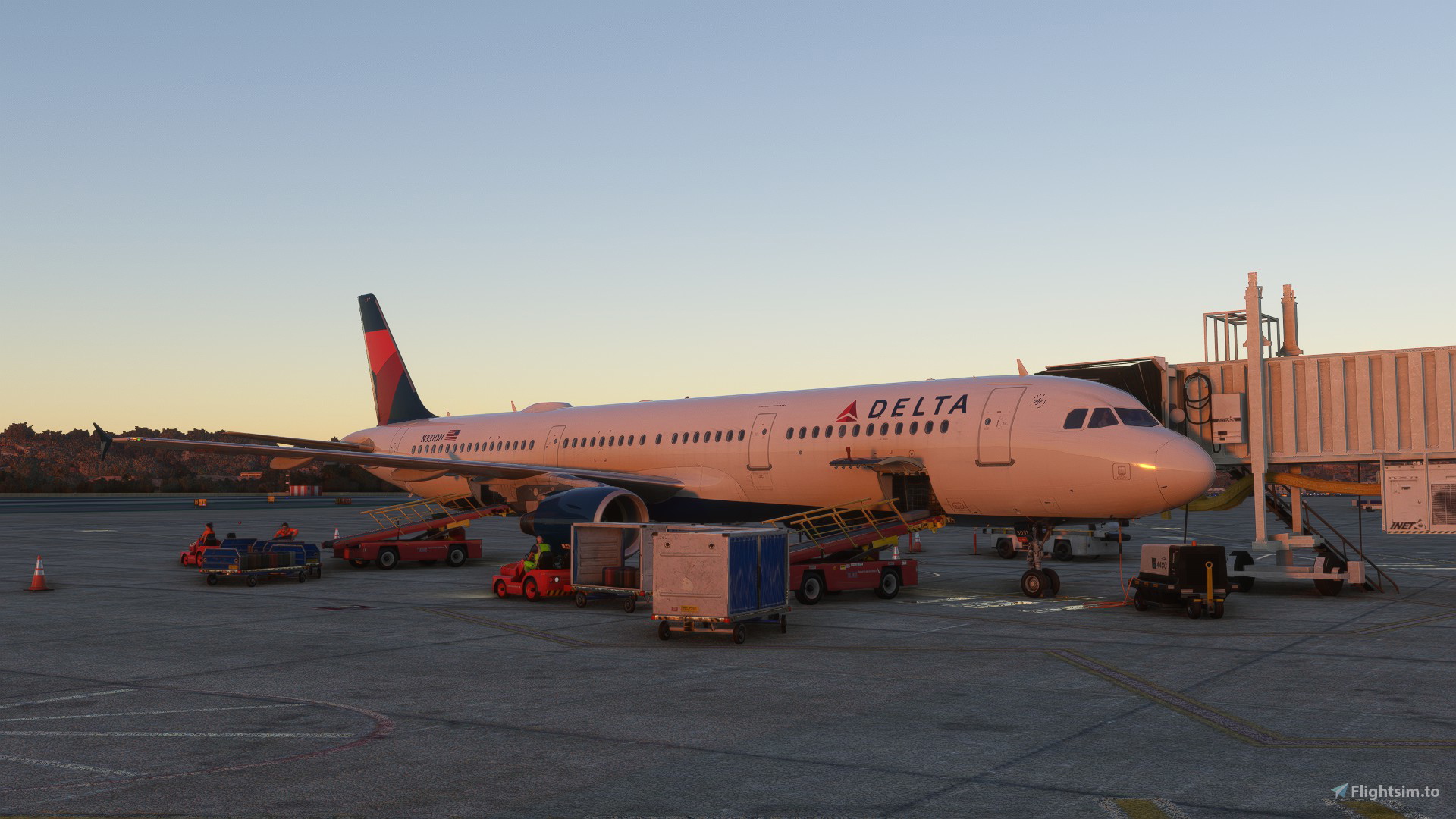 Delta (N331DN - "Fictional") - Fenix A321 for Microsoft Flight ...