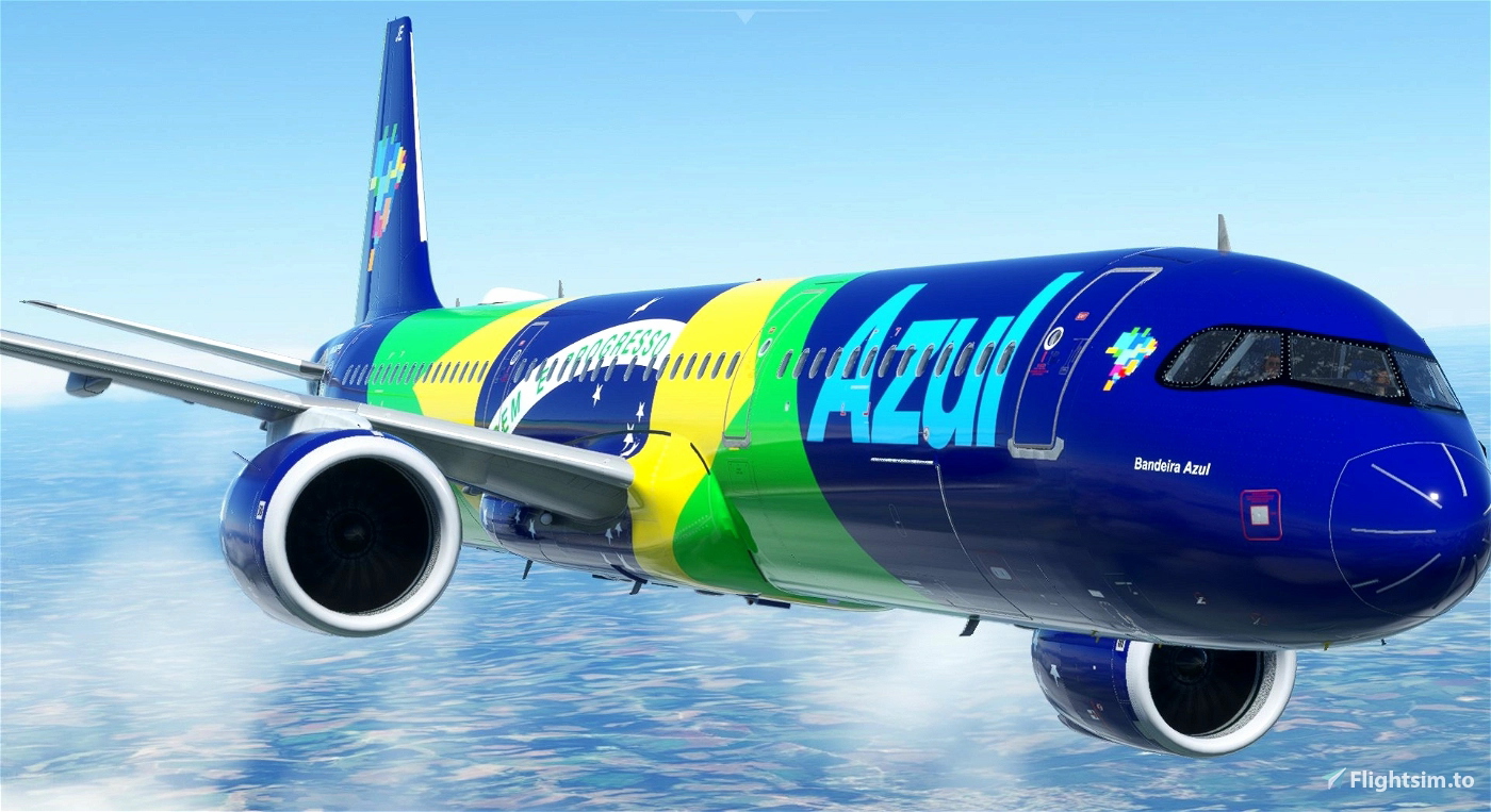 Fenix A321-200 | Azul Cargo "Cargo Blue" PS-AJA | Livery Official Azul ...