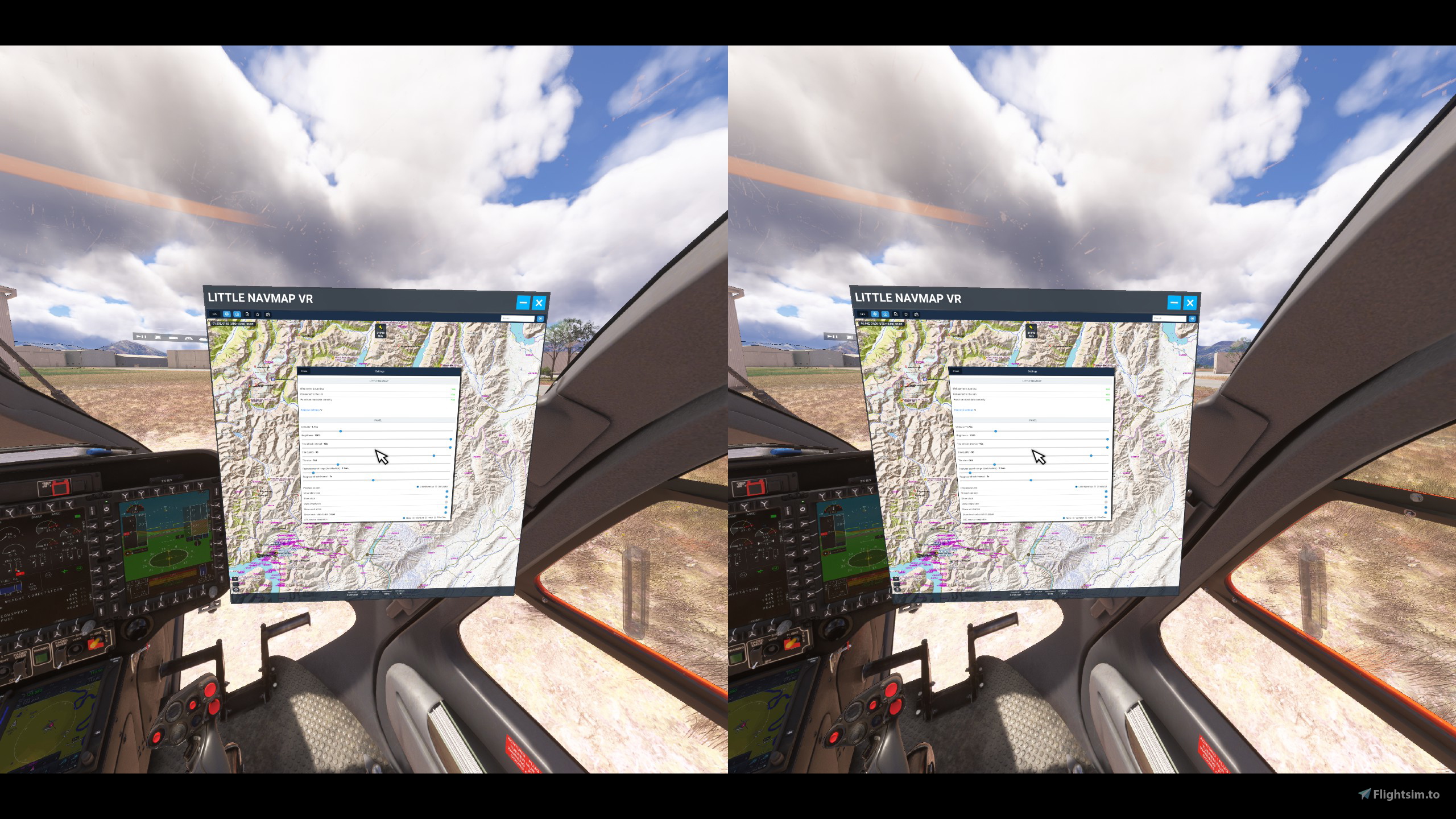 Little Navmap VR Panel for Microsoft Flight Simulator | MSFS
