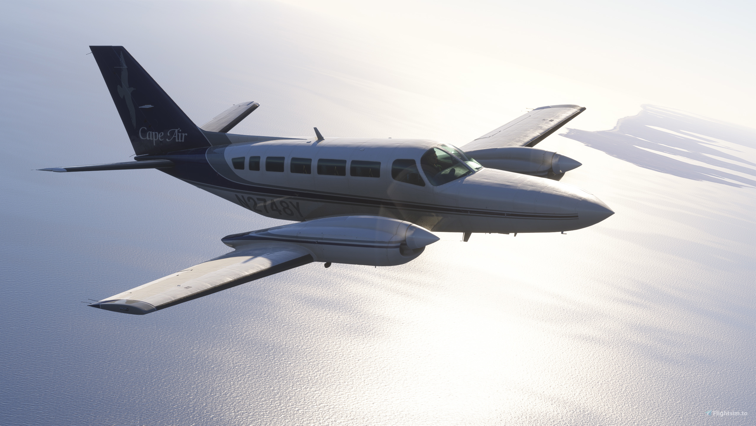 Microsoft Cessna 404 Titan - Cape Air (N2748Y) for Microsoft Flight Simulator | MSFS